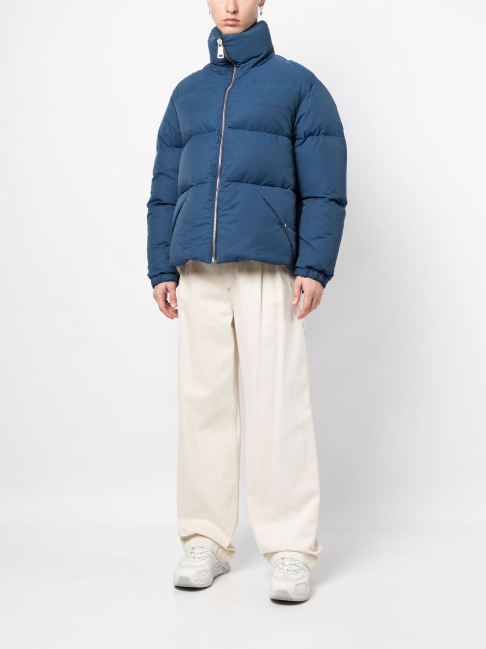 KHRISJOY Logo-Print Padded Jacket
