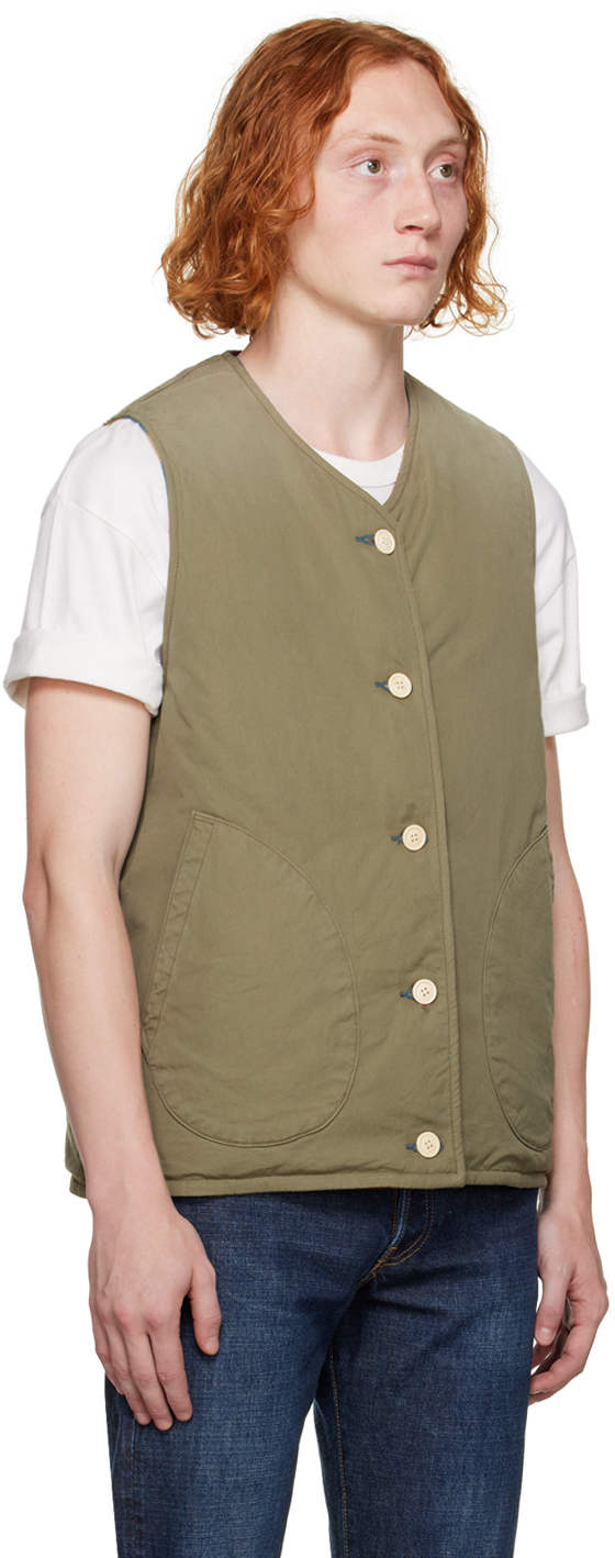 Visvim Kora Reversible Down Vest - Blue | Editorialist