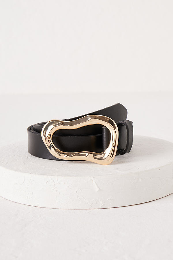 Anthropologie Structural Buckle Belt In Black - 25% Off  display picture 3