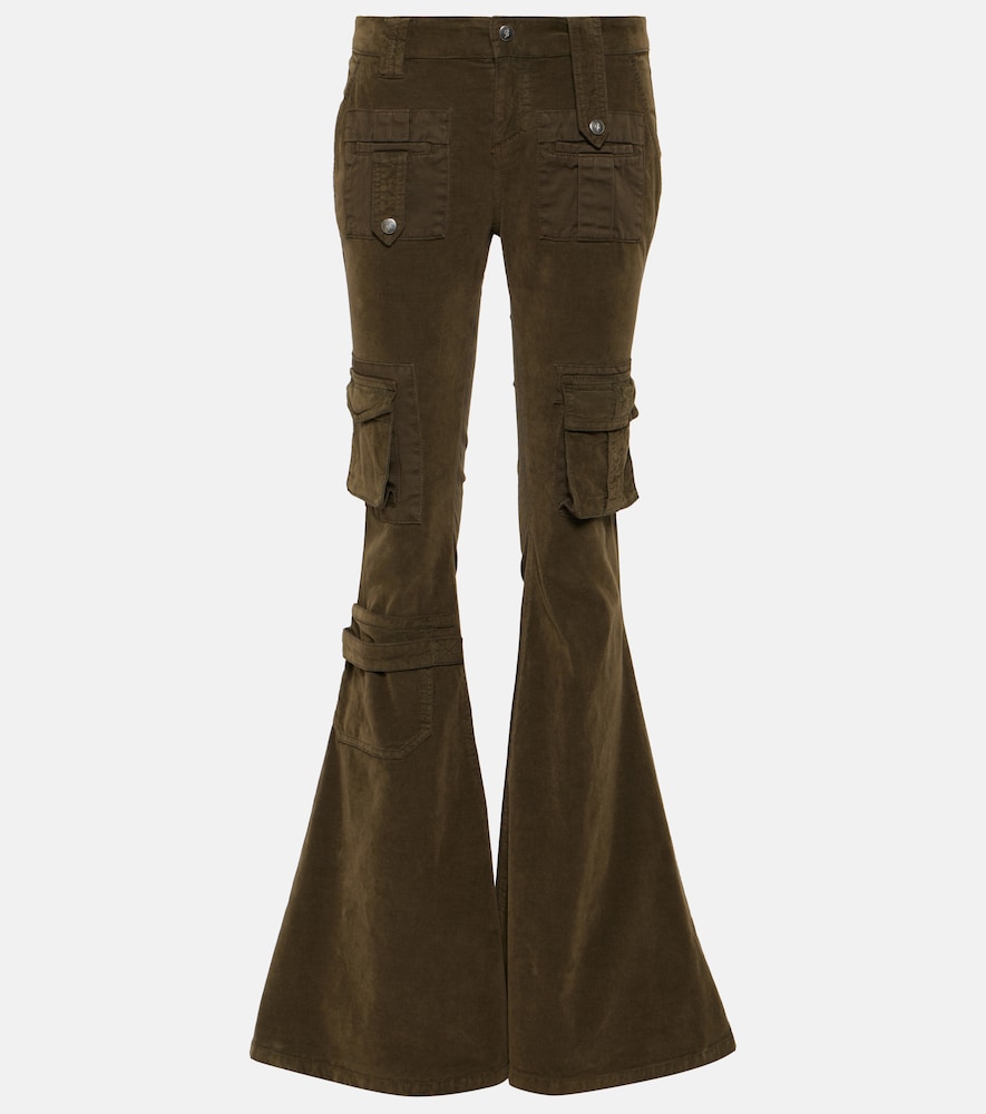 BLUMARINE Blumarine Low-Rise Flared Cargo Pants