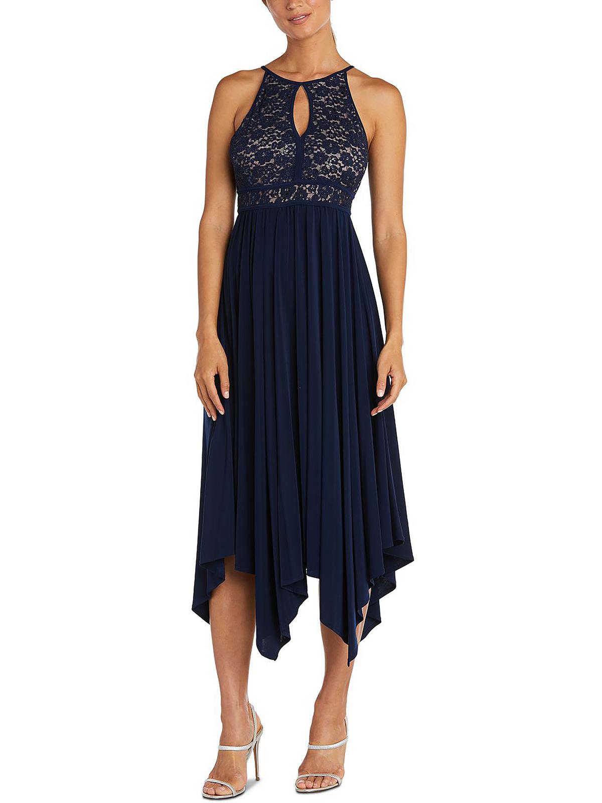 sachin and babi light blue dress Formal Gown Nightway Women's Long Velvet Burnout Mock Wrap Dress W Mock  Wrap Long Dress High Slit Adjustable Spaghetti Straps main image 1