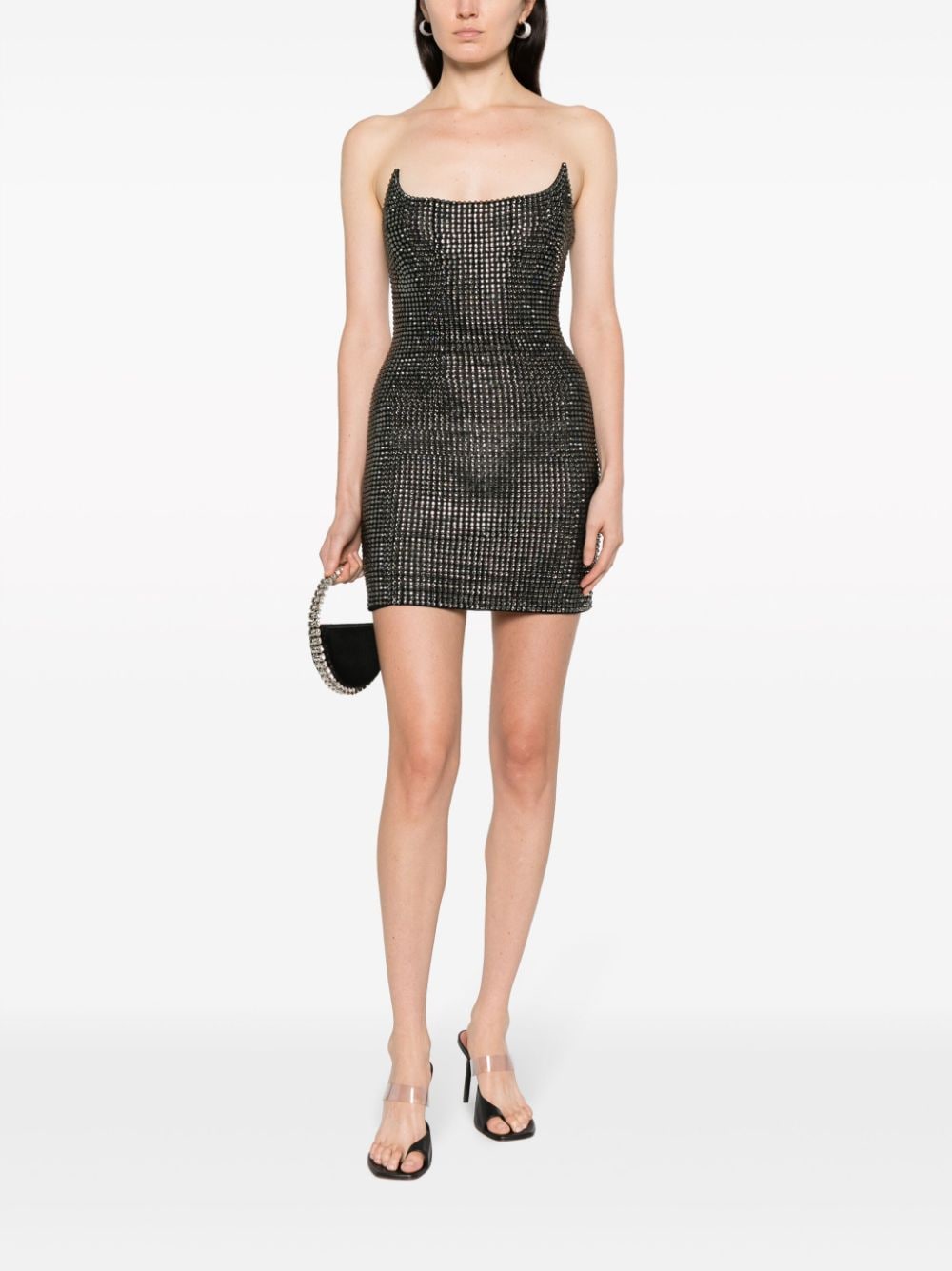 giuseppe di morabito crystal-embellished mini dress Giuseppe Di Morabito Woman Bustier Mini Dress Crystals 36