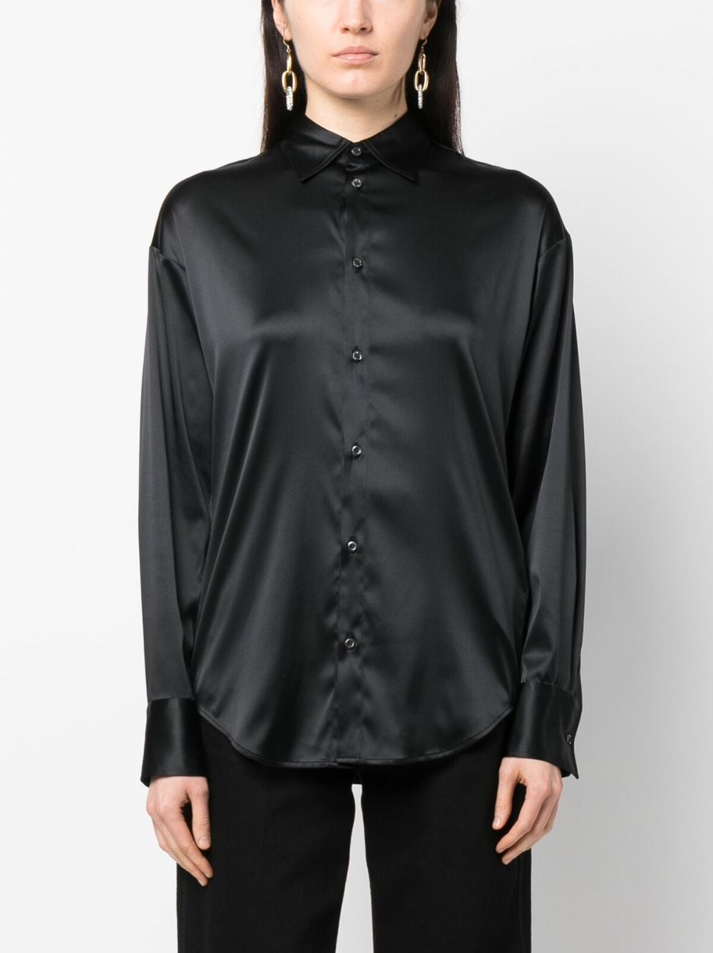 DSQUARED2 Embellished Satin Shirt