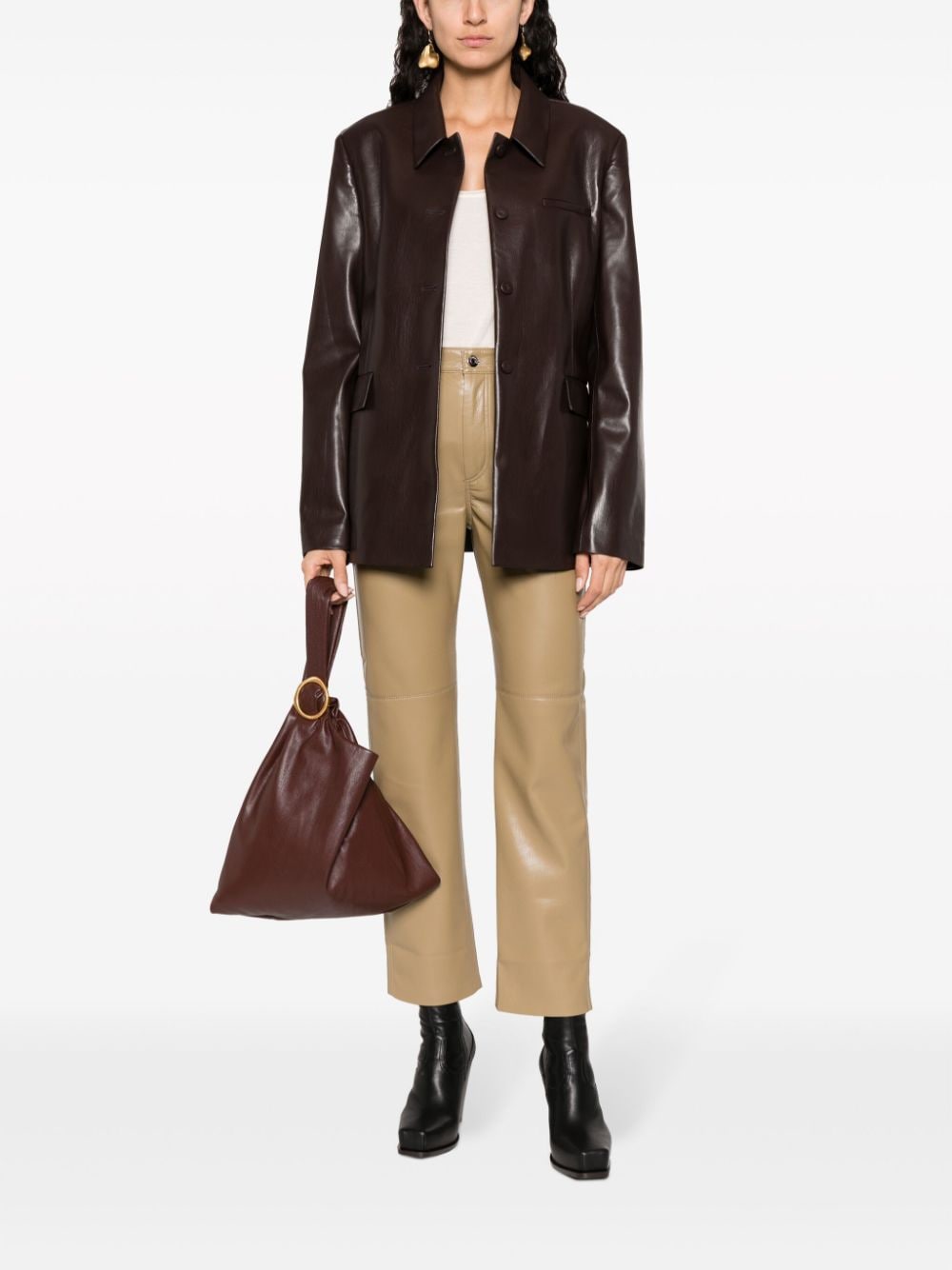 NANUSHKA Nanushka Vinni Cropped Trousers