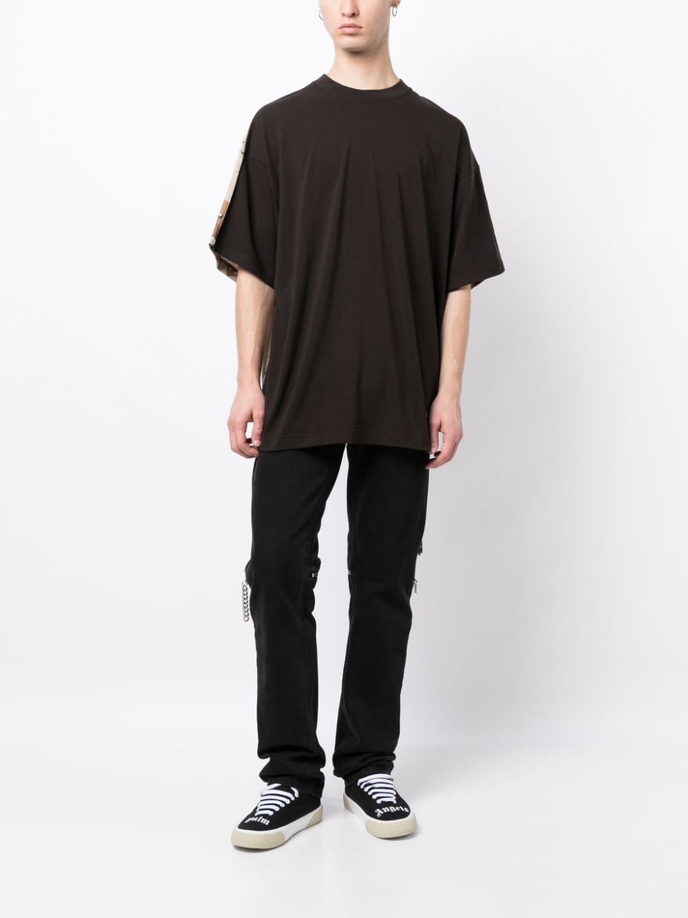 MASTERMIND WORLD camouflage-print wool t-shirt