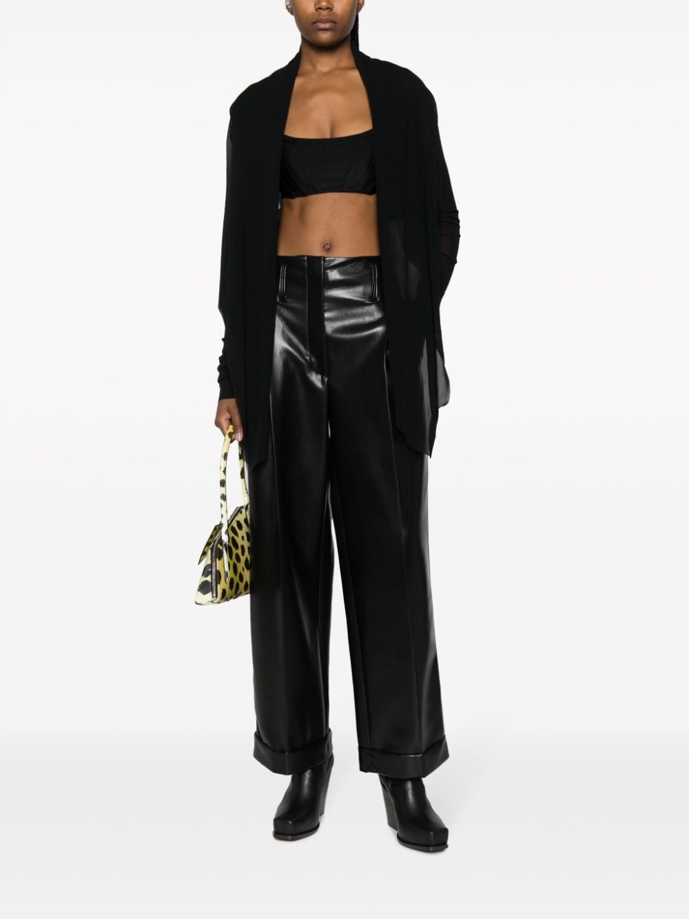 PHILOSOPHY DI LORENZO SERAFINI Philosophy Di Lorenzo Serafini Faux-Leather Trousers