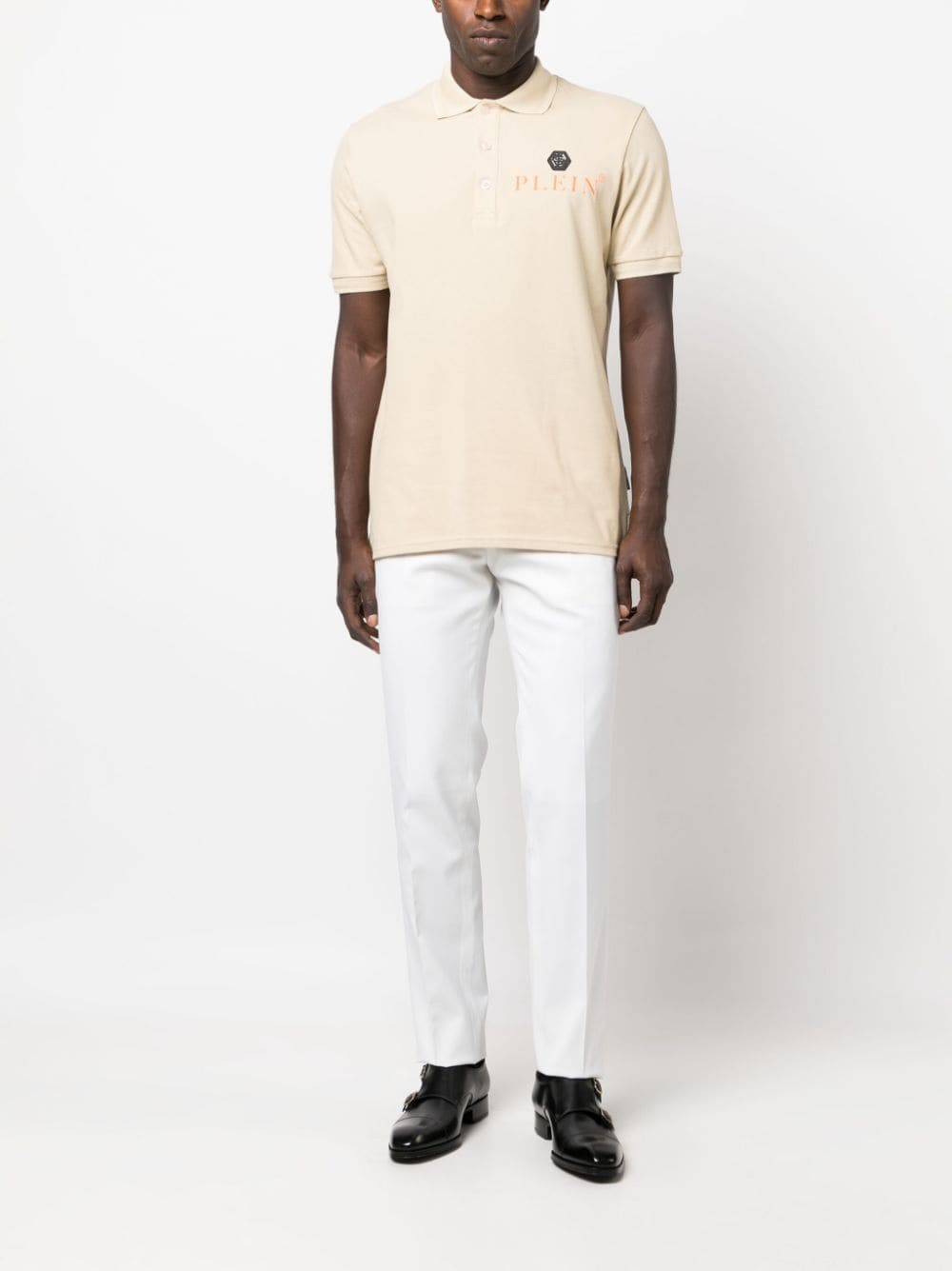PHILIPP PLEIN lord-fit twill chino trousers