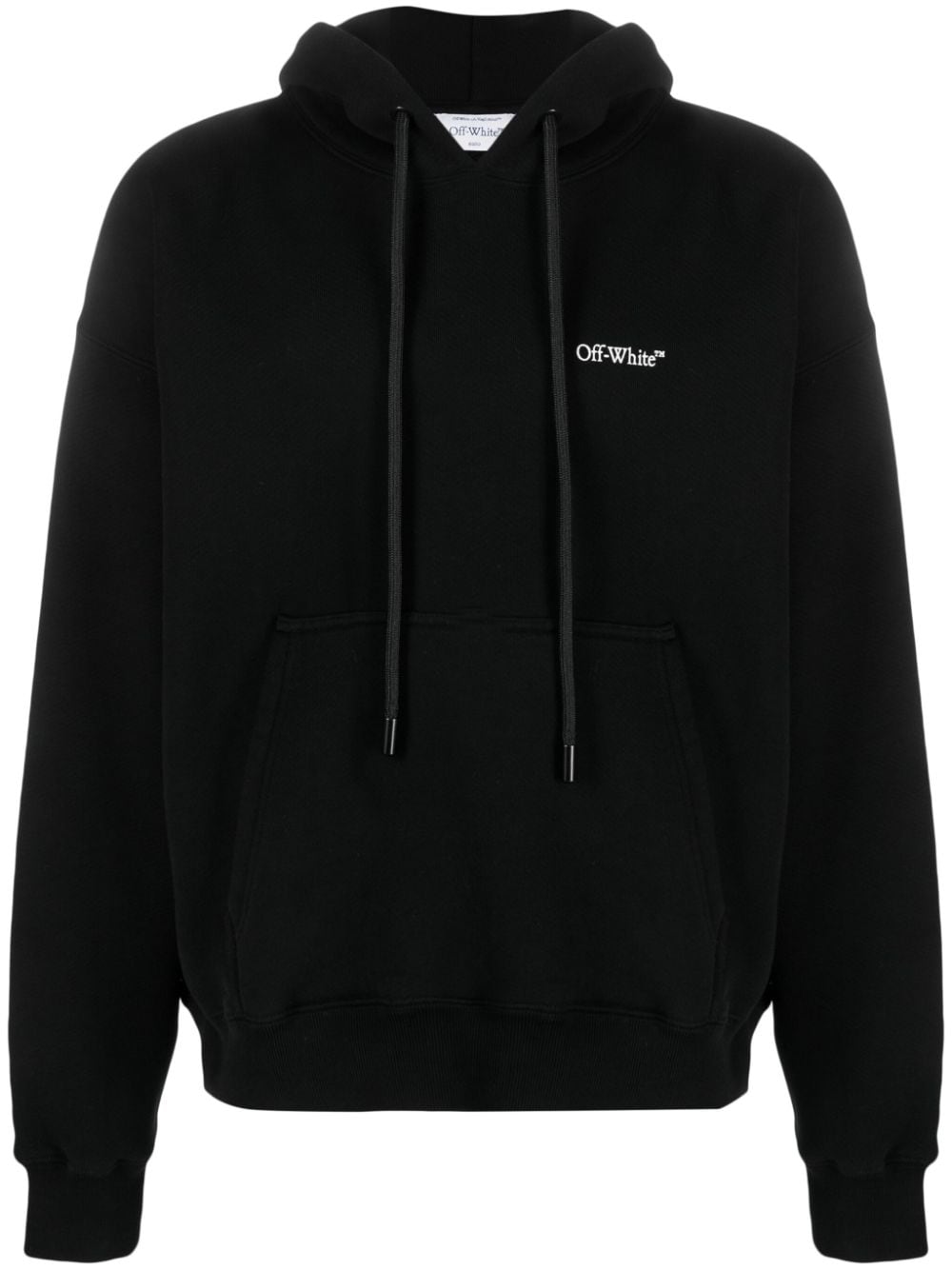 Off-White ブラック Hoodie Off-White Logo-Print Long-Sleeve Hoodie In Black - 65% Off