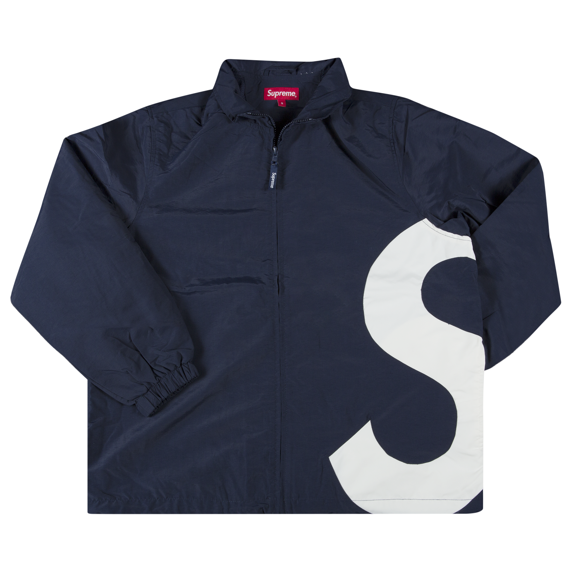 Supreme S Logo Track Jacket - Blue | Editorialist