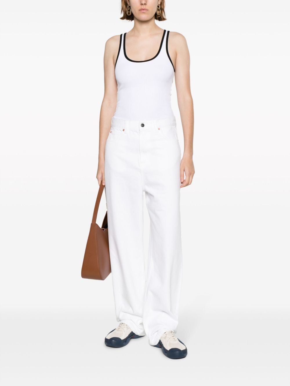 WARDROBE.NYC WARDROBE.NYC Low-Rise Straight-Leg Jeans