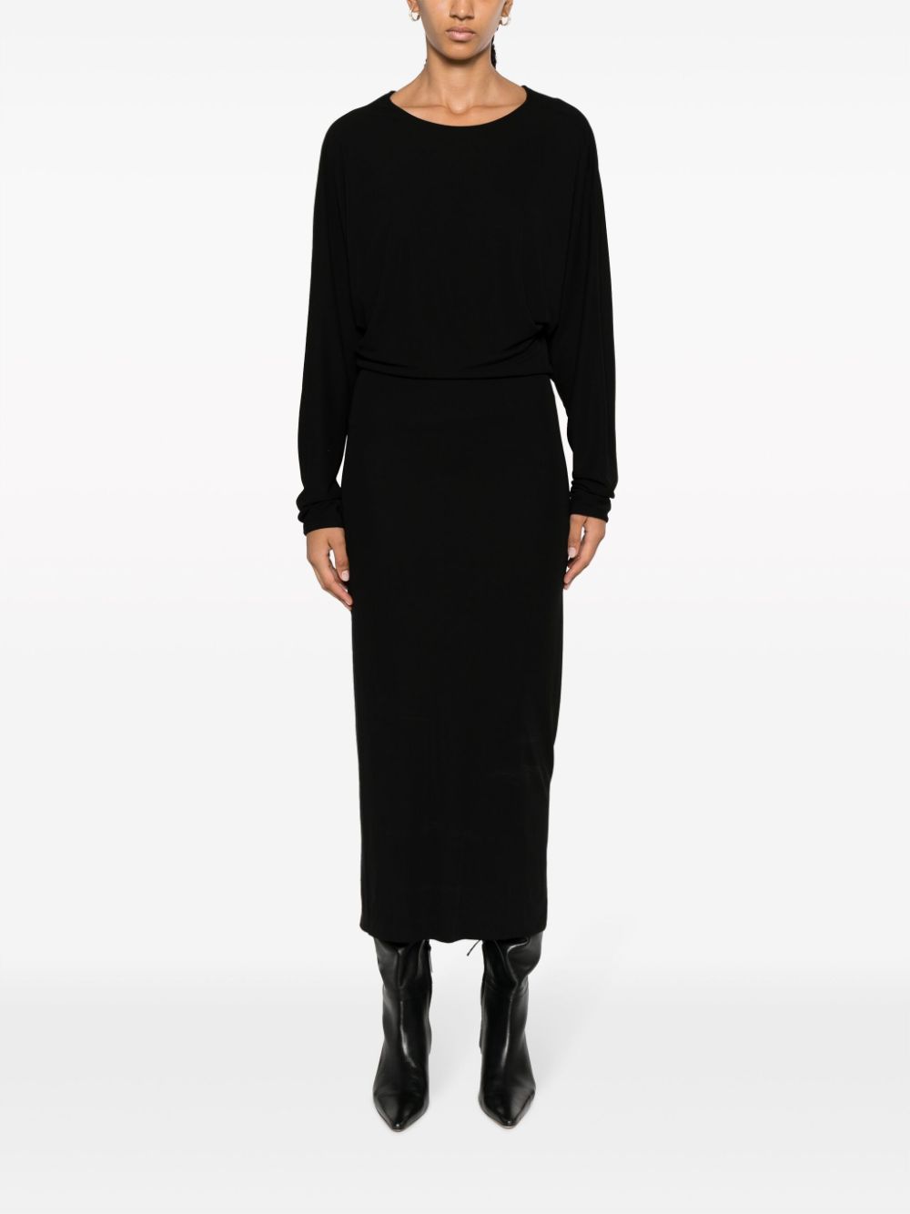 KHAITE KHAITE The Trina Open-Back Midi Dress