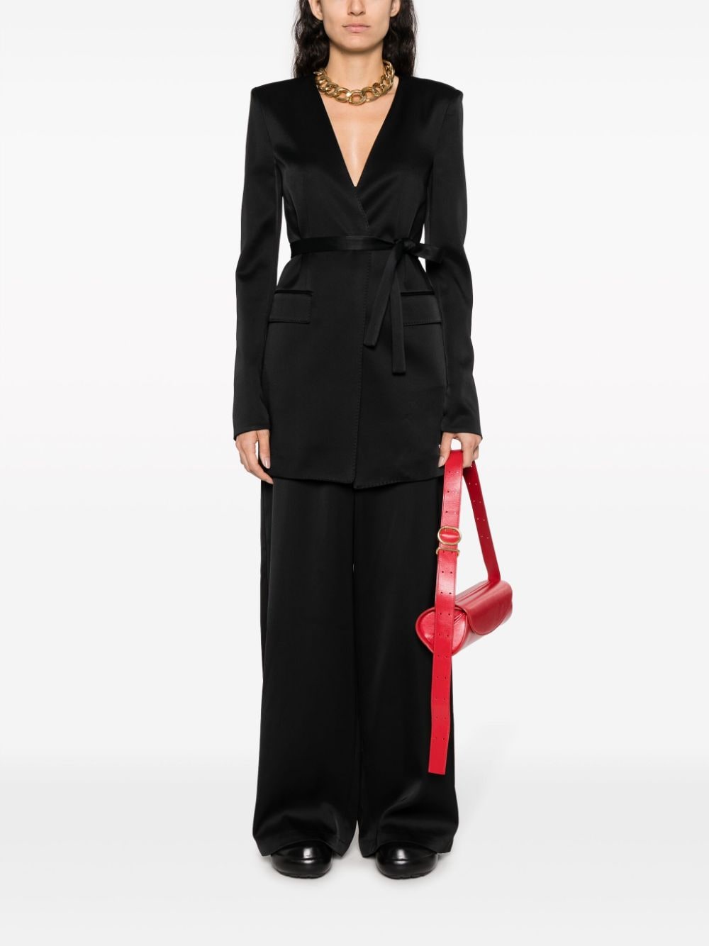 JIL SANDER Jil Sander High-Waisted Wide-Leg Trousers