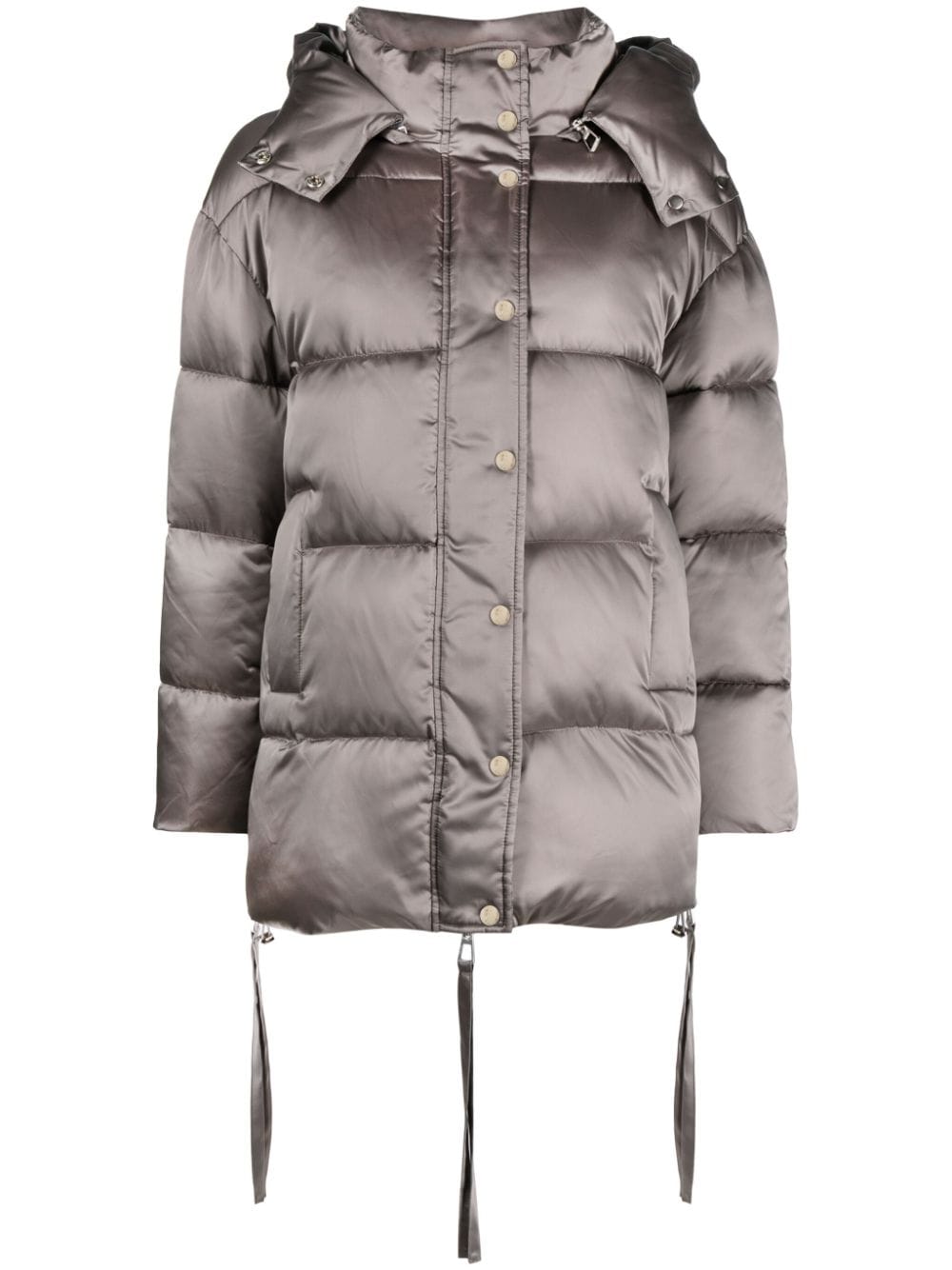 P.A.R.O.S.H P.A.R.O.S.H. Satin-Finish Padded Coat