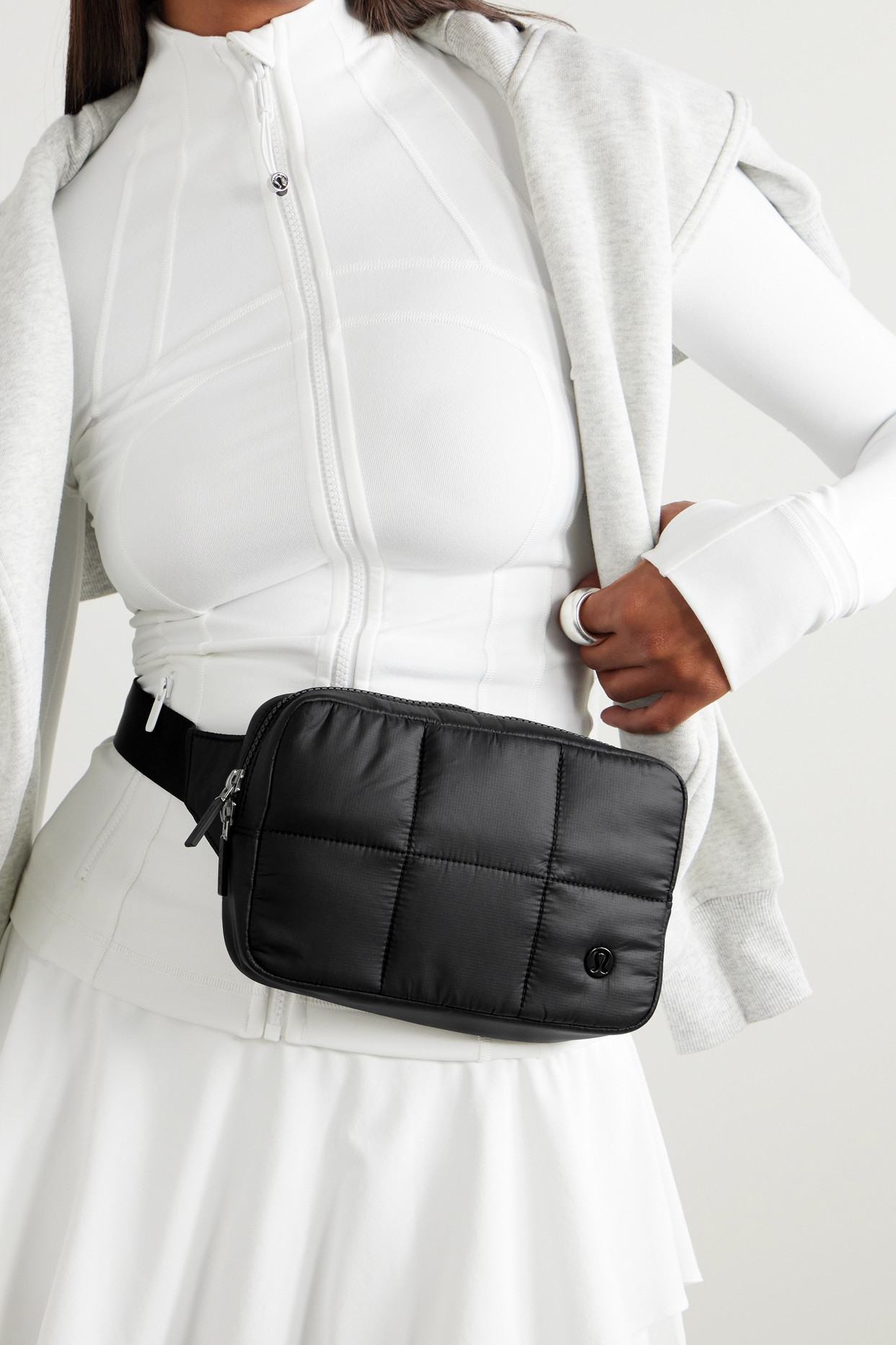 lululemon belt bag quilted Athletica Everywhere 1L (Asphalt Grey) : Sports & Outdoors Lululemon Quilted Grid Belt Bag