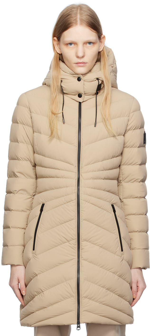 Mackage Tan Camea-Str Down Coat In Lt Camel 52% Off Editorialist