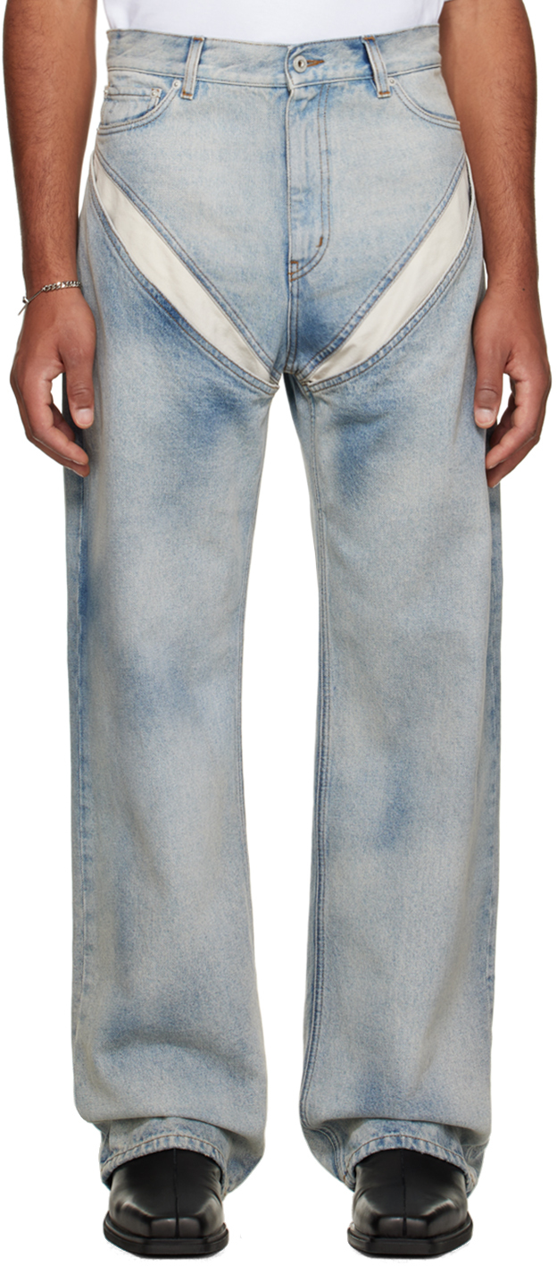 メンズ Y/Project Cut Out Jeans