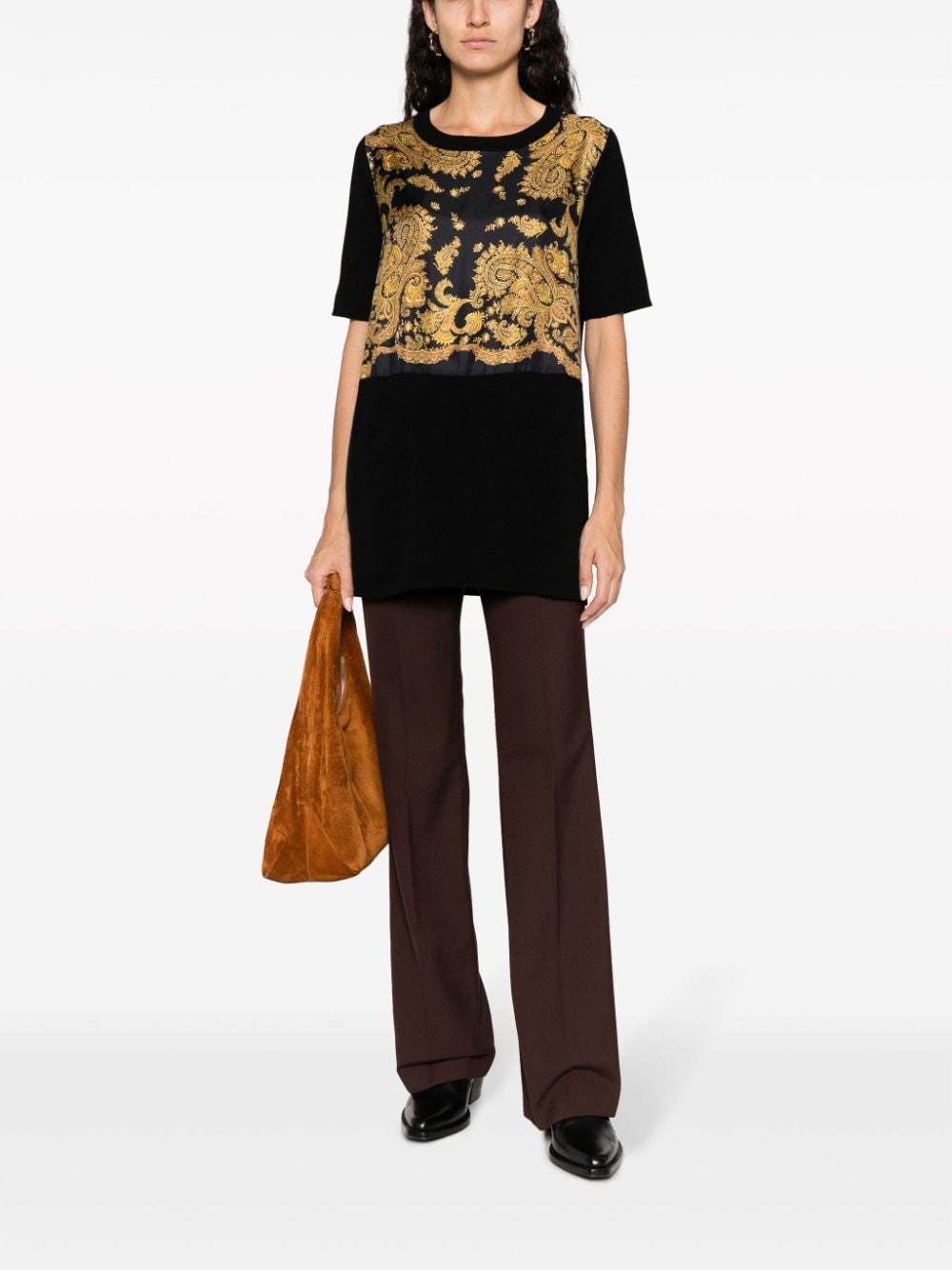 ETRO ETRO Paisley-Print Cotton T-Shirt