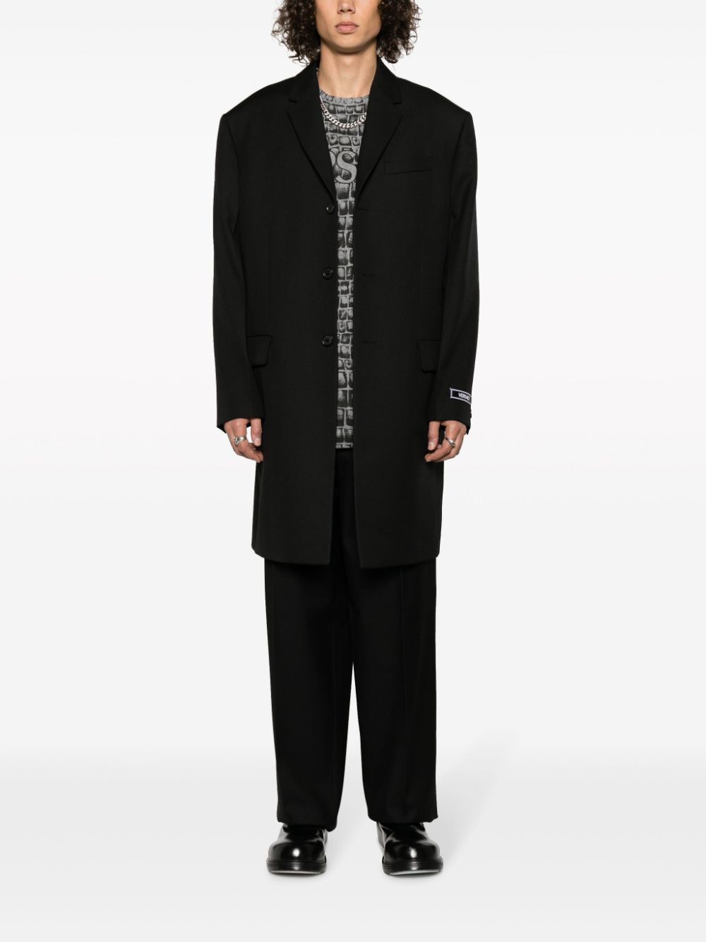 VERSACE Versace Wool Tailored Trousers