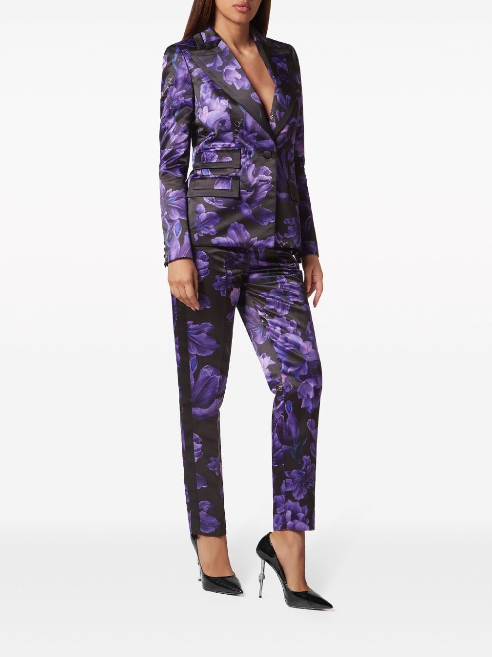 PHILIPP PLEIN Philipp Plein Floral-Print Blazer
