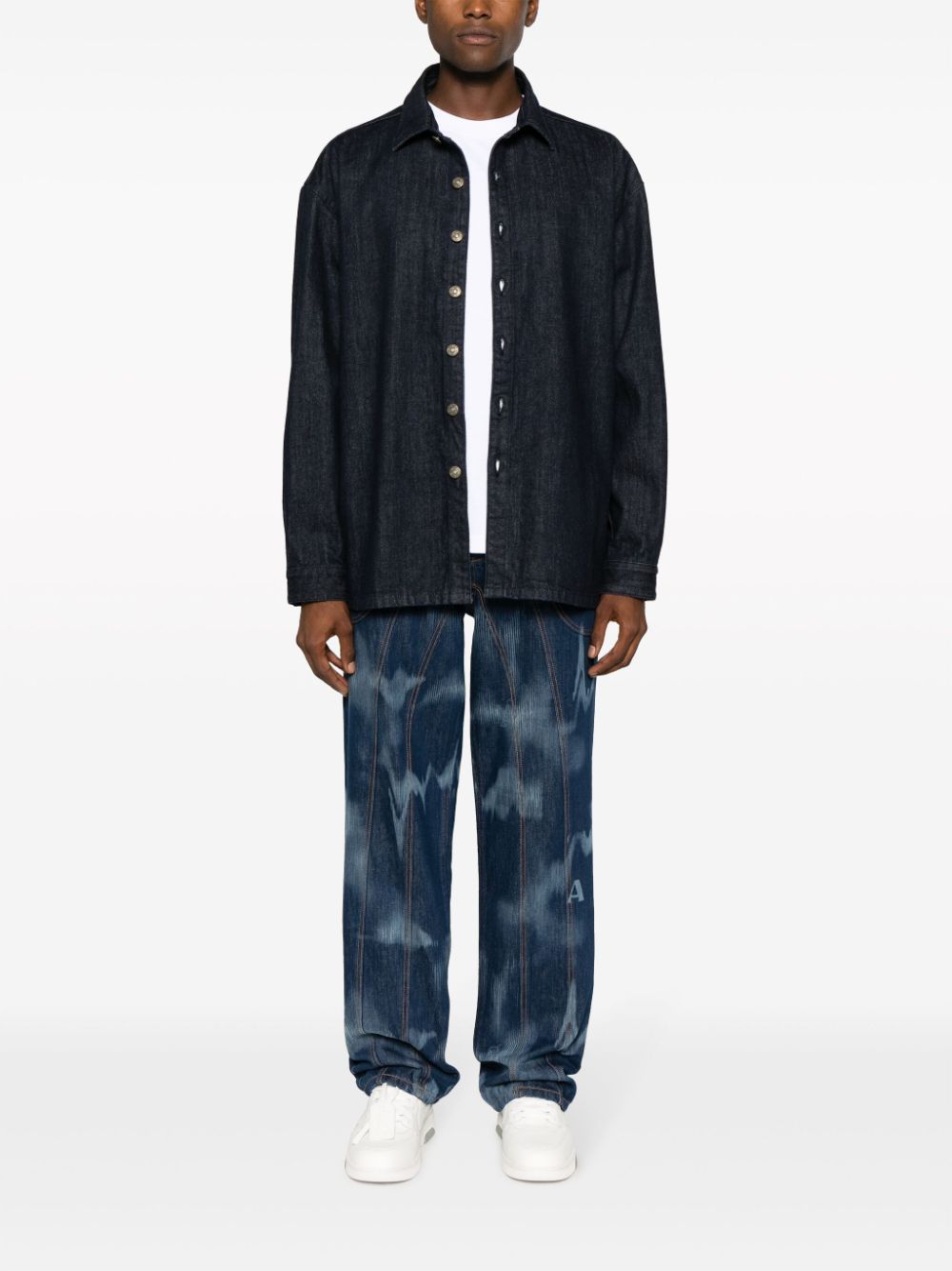 424 long-sleeve denim shirt