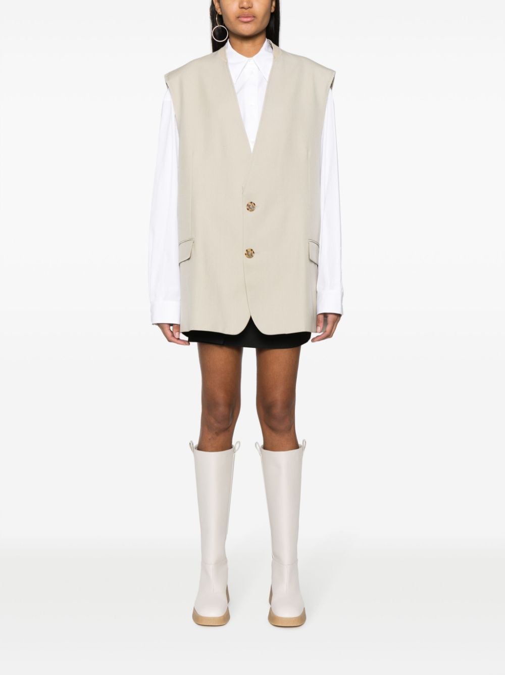 MAISON MARGIELA Single-Breasted Tailored Vest