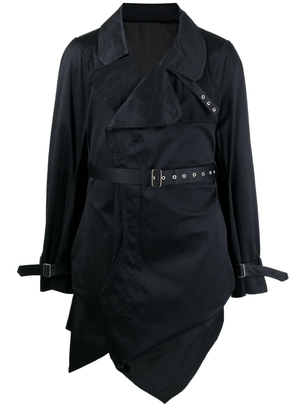Buy MARINA YEE Luke Asymmetric Coat - Black At 34% Off | Editorialist