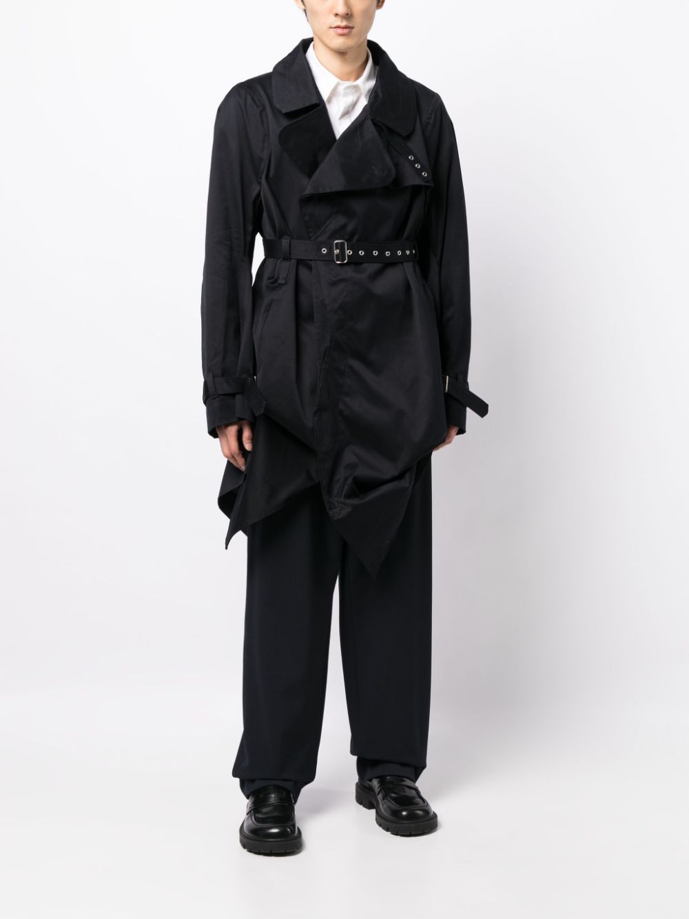 Marina Yee My Imper Belted Coat In Blue - 55% Off | Editorialist