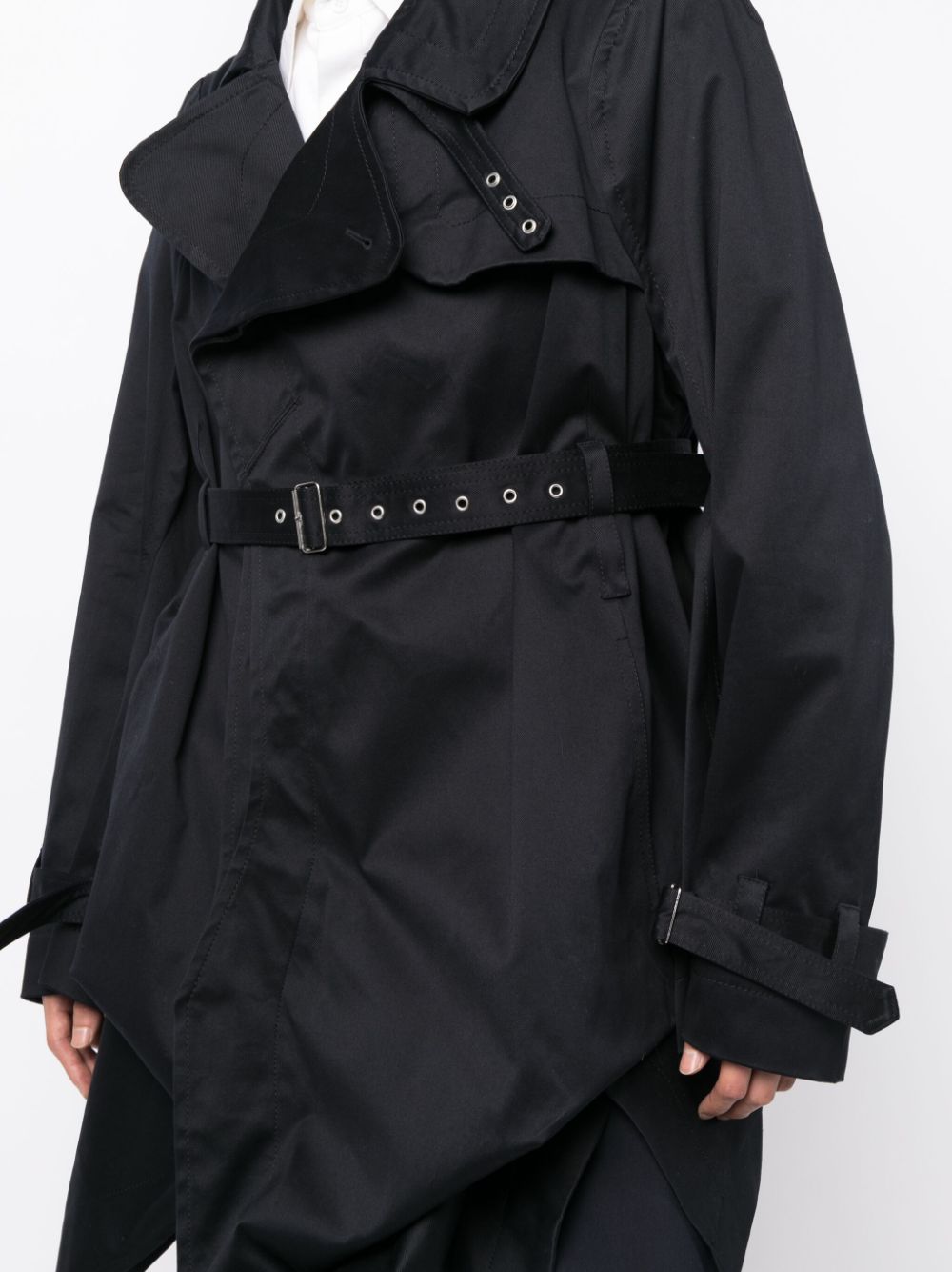 Marina Yee My Imper Belted Coat In Blue - 55% Off | Editorialist