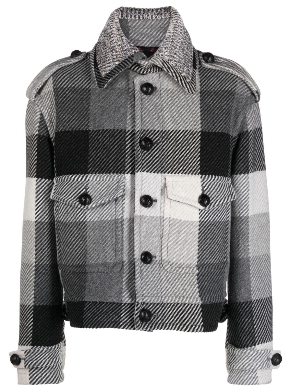 ETRO ETRO Plaid Wool Blend Jacket