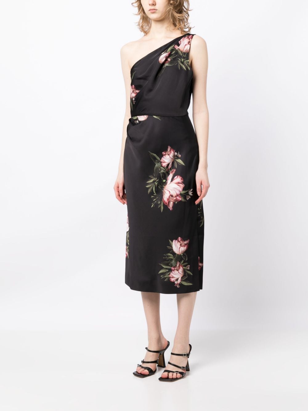 sachin & babi sierra satin midi dress Sachin & Babi Sierra V-Neck Cutout Satin Midi Dress