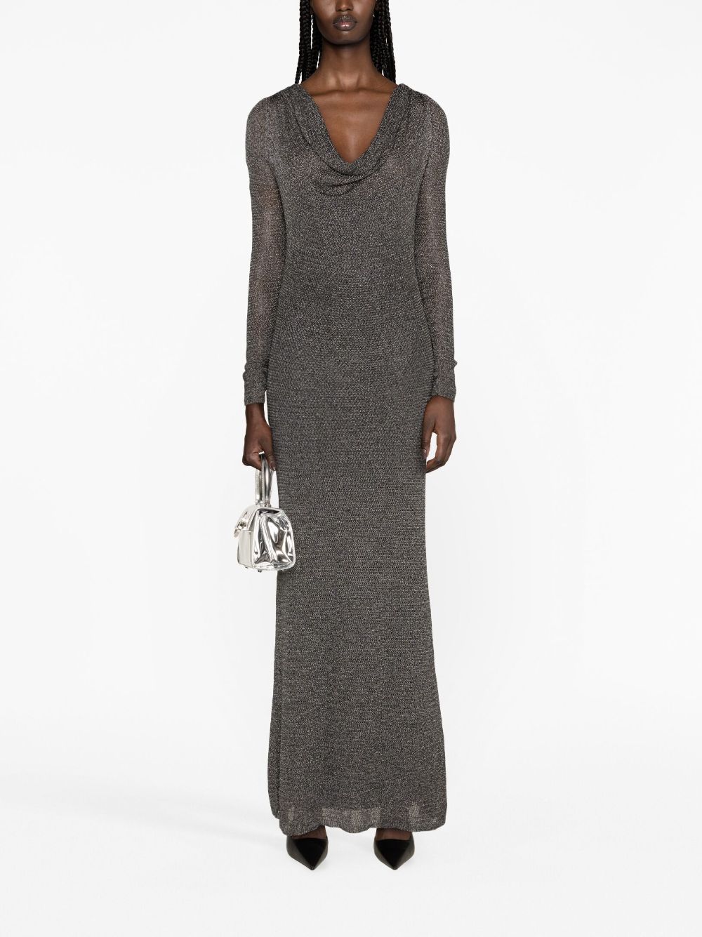 BLUMARINE Blumarine Cowl-Neck Maxi Dress