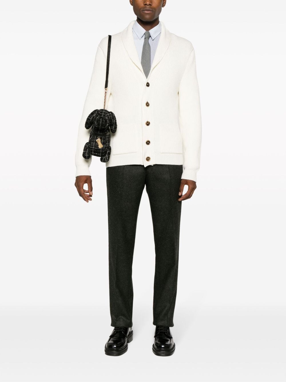 THOM BROWNE Thom Browne Straight-Leg Wool Trousers