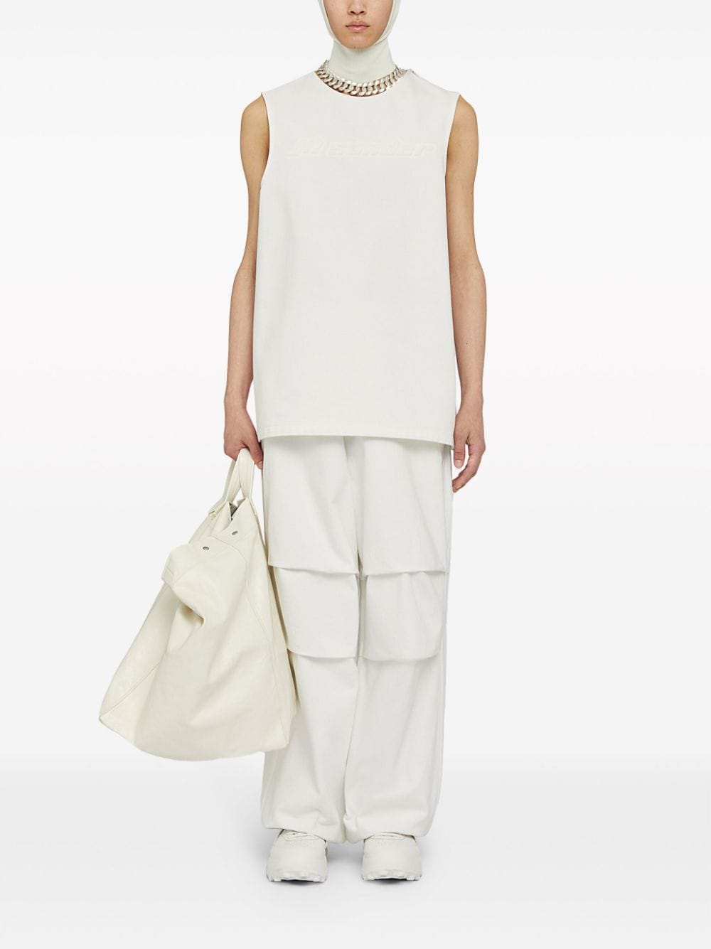 JIL SANDER Jil Sander Tapered Cotton Trousers