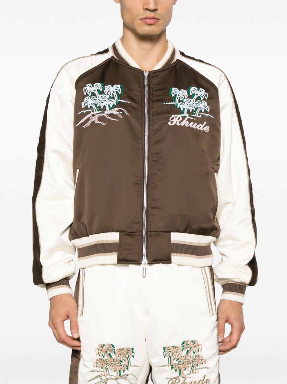 RHUDE Souvenir Embroidered Bomber Jacket