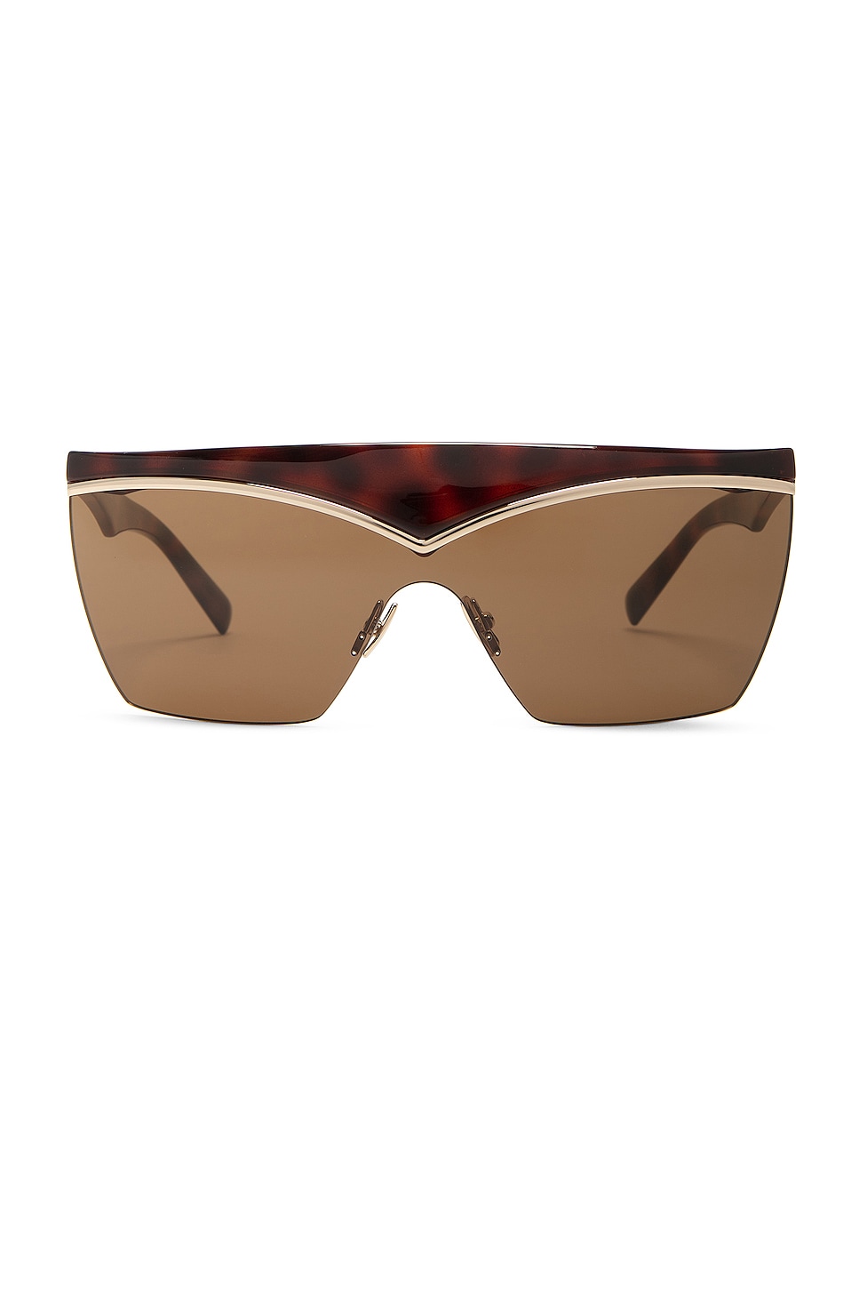 Saint Laurent Sl 614 Mask Sunglasses In Black - 34% Off
