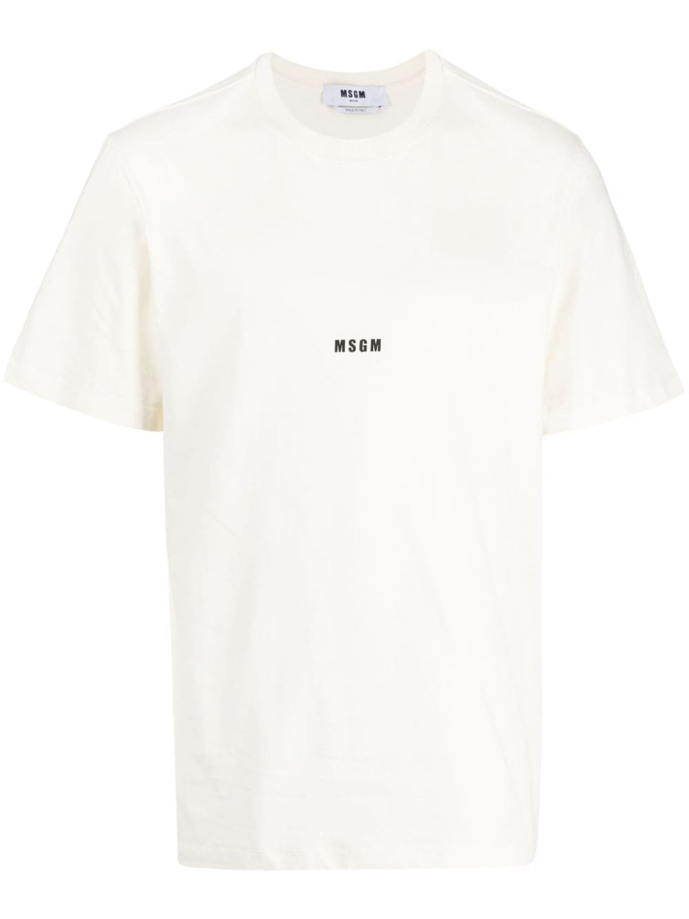 MSGM MSGM Logo Print Cotton T-Shirt