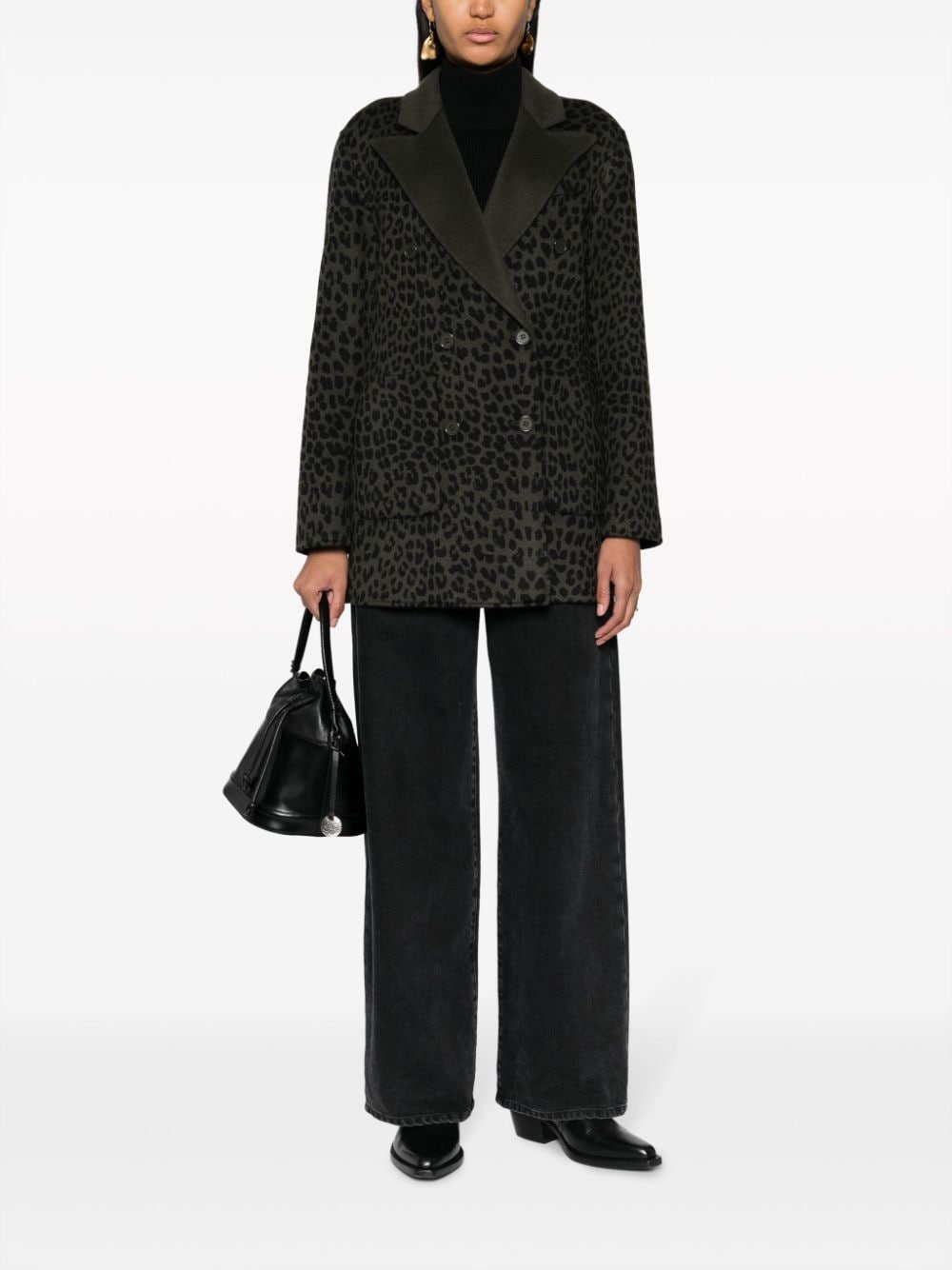 P.A.R.O.S.H P.A.R.O.S.H. Cheetah-Print Blazer