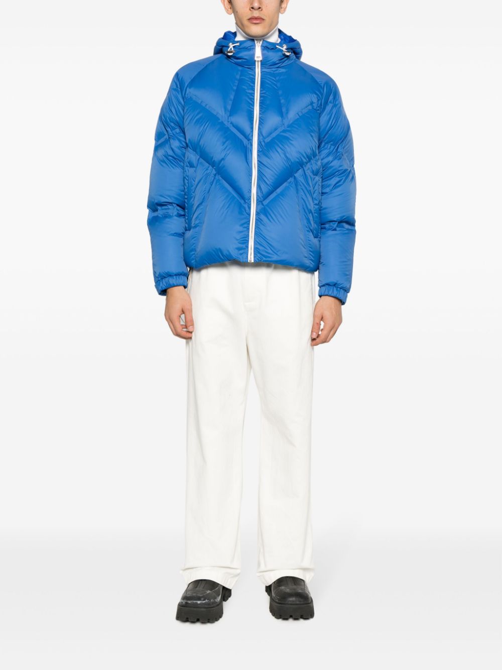 KHRISJOY Quilted Hooded Jacket