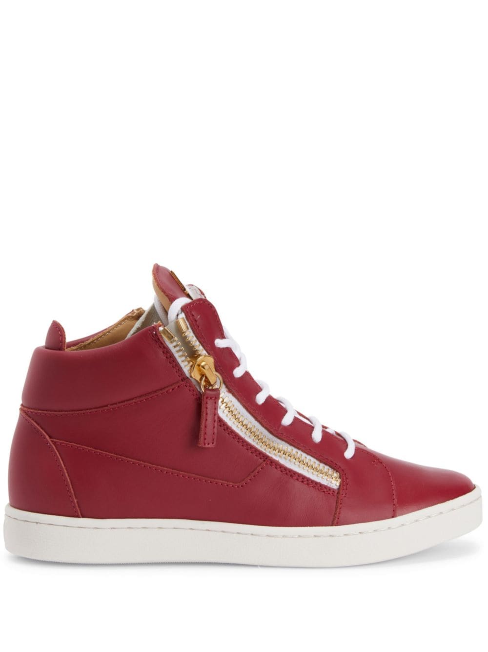 Giuseppe Zanotti Kriss High-Top Sneakers In Red - 78% Off  display picture 1