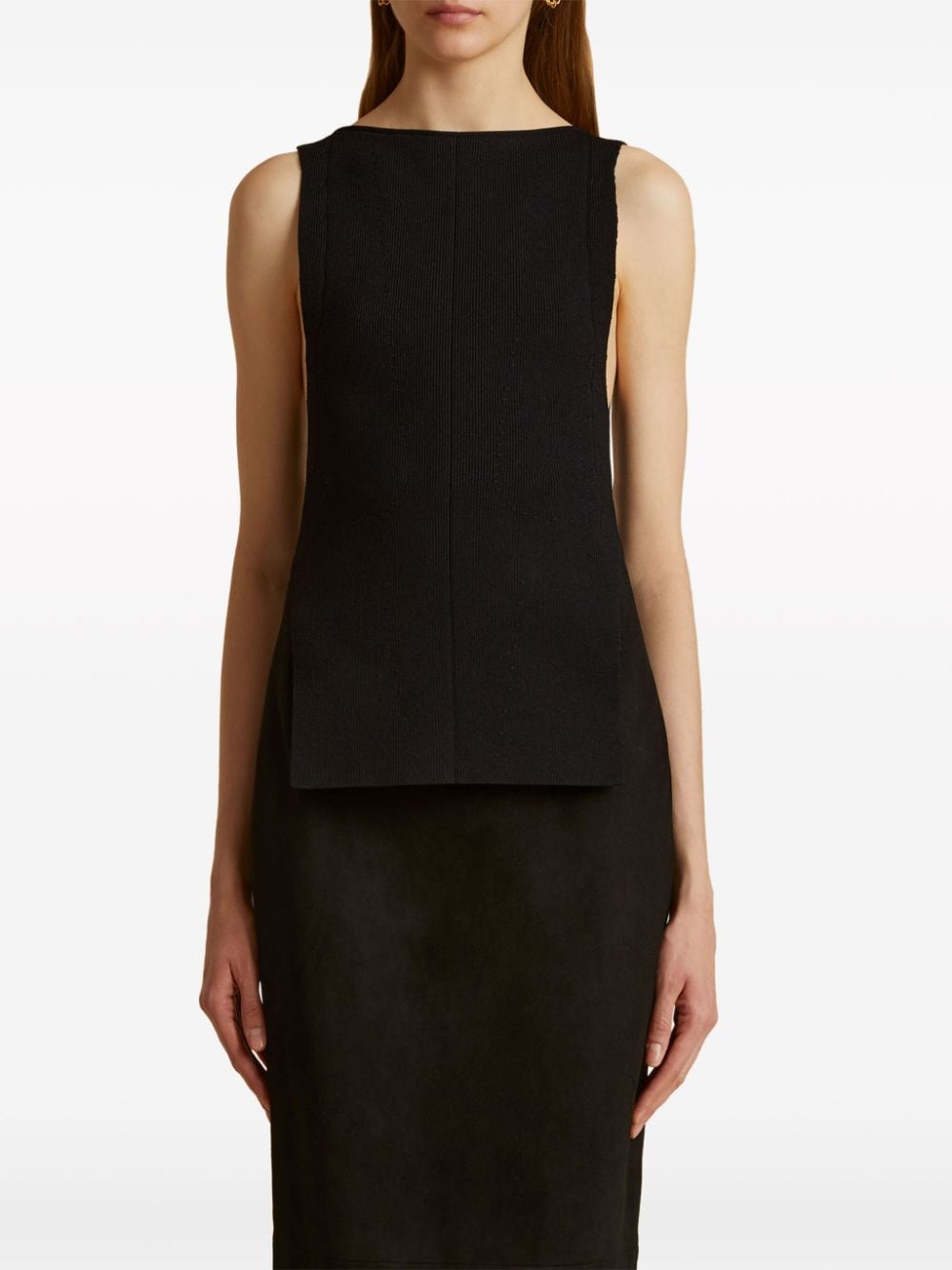 KHAITE KHAITE The Evelyn Ribbed Tank Top