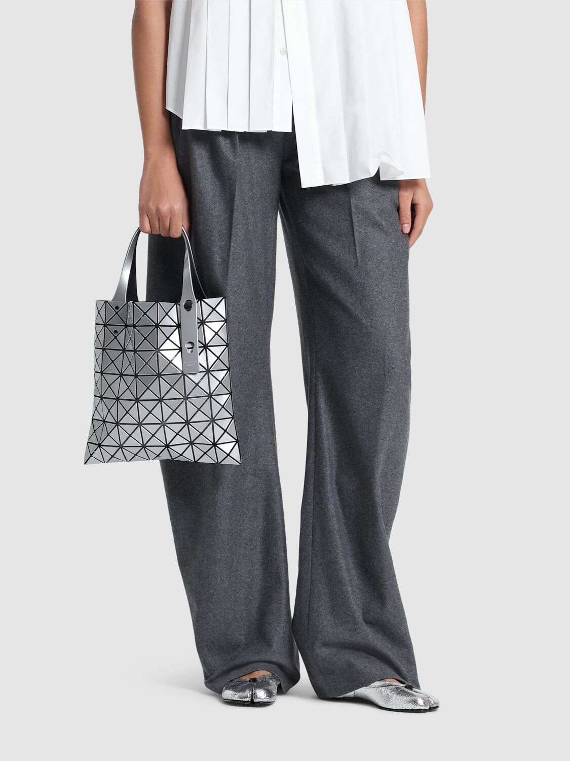 Issey Miyake Prism Tote Bag - Silver | Editorialist