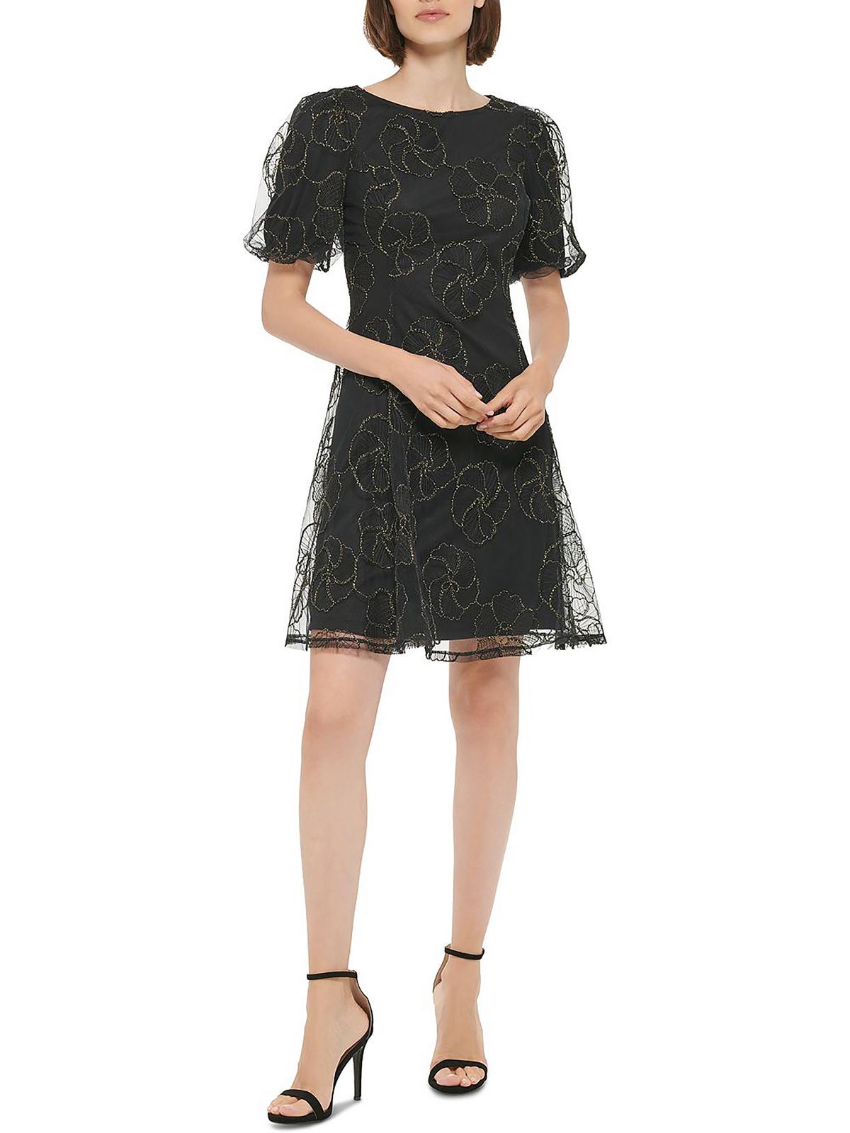 knee length dresses for ladies Floral Fit & Flare Midi Dress | Fit and Flare main image 0