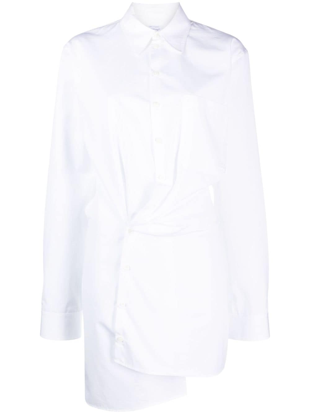 OFF-WHITE Off-White Asymmetric Shirtdress