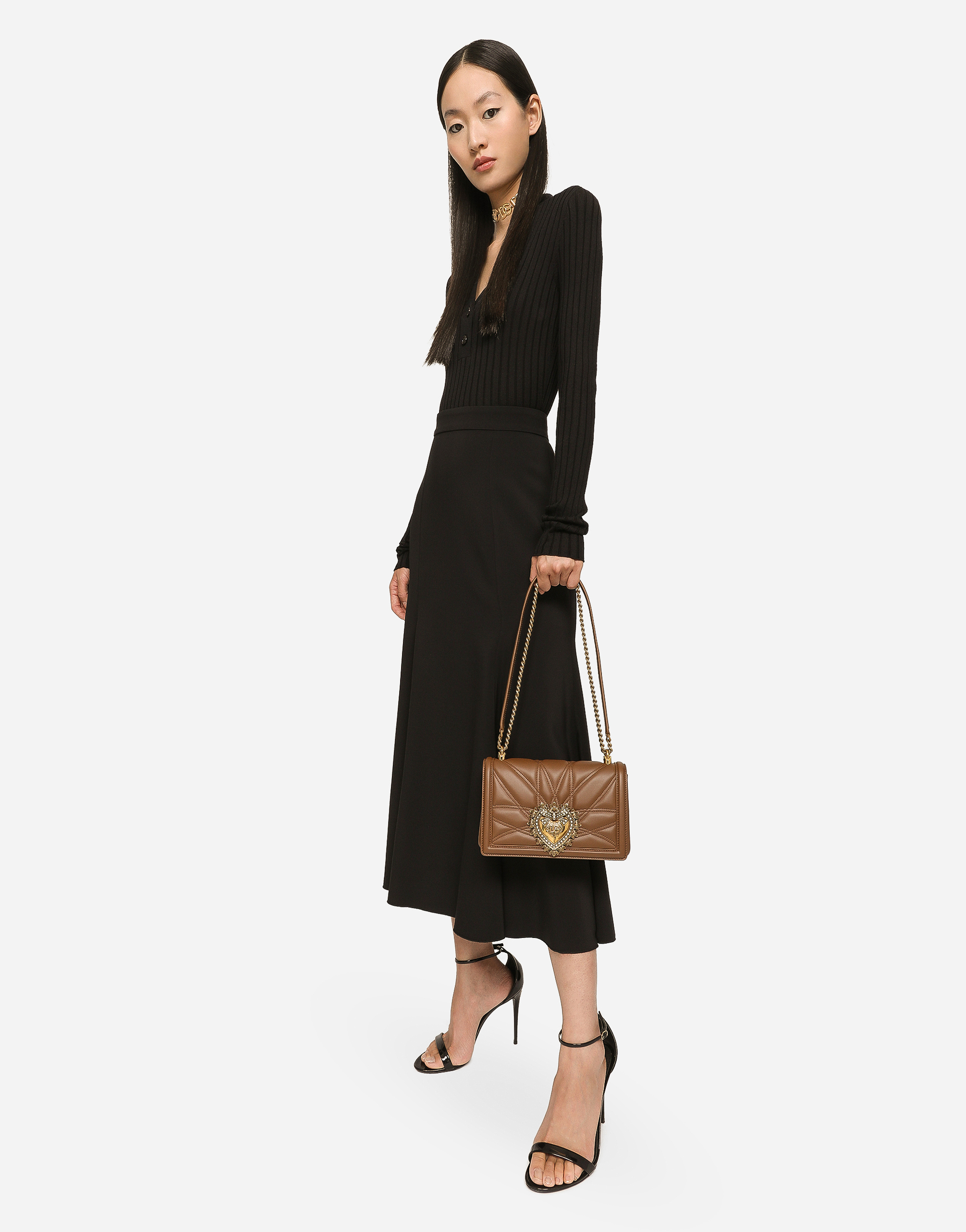 DOLCE & GABBANA Dolce & Gabbana Medium Devotion Shoulder Bag