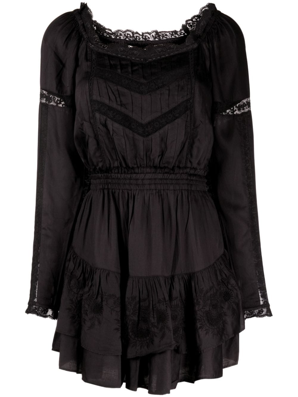 knee length dresses for ladies Astra Silk Lace Maxi Dress main image 0