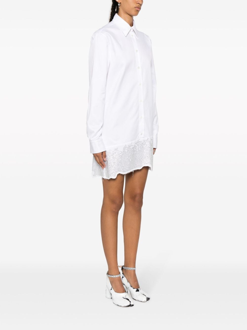 JW ANDERSON JW Anderson Crystal-Embellished Shirtdress