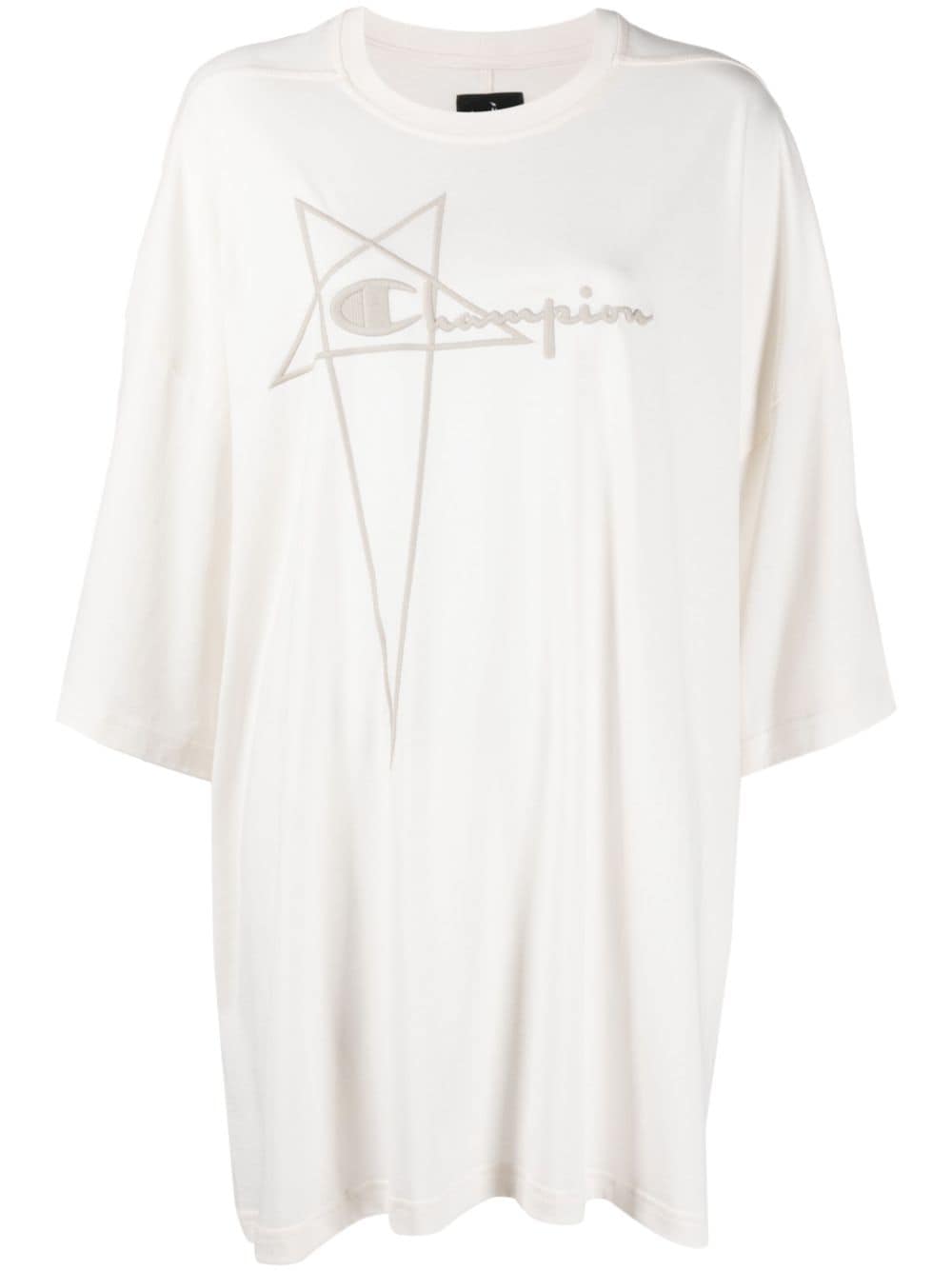 champion shirt dress Match Point Tennis Dress, Embroidered Script Logo Pink Cosmos / S