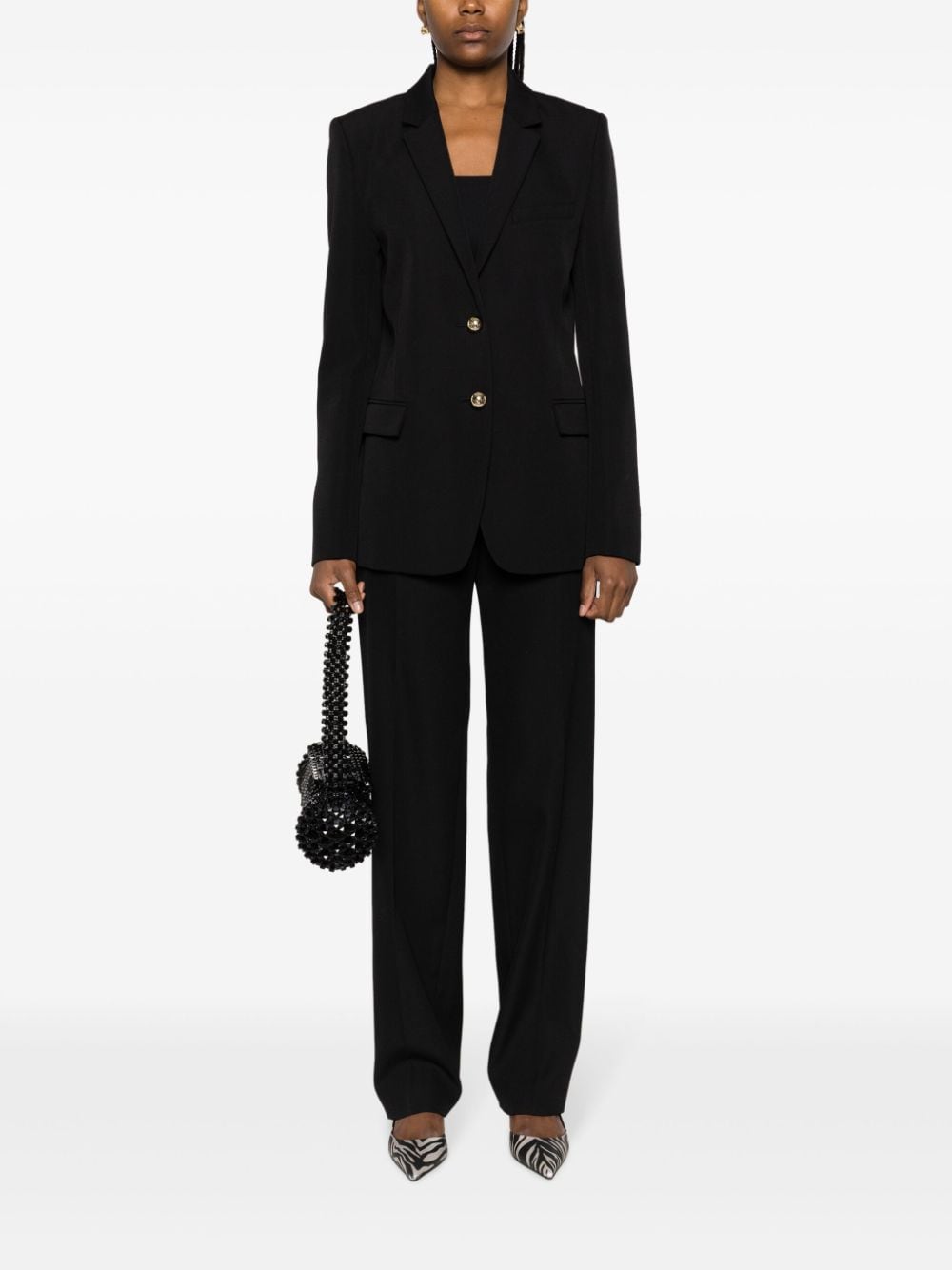 PACO RABANNE Rabanne Virgin Wool Straight-Leg Trousers