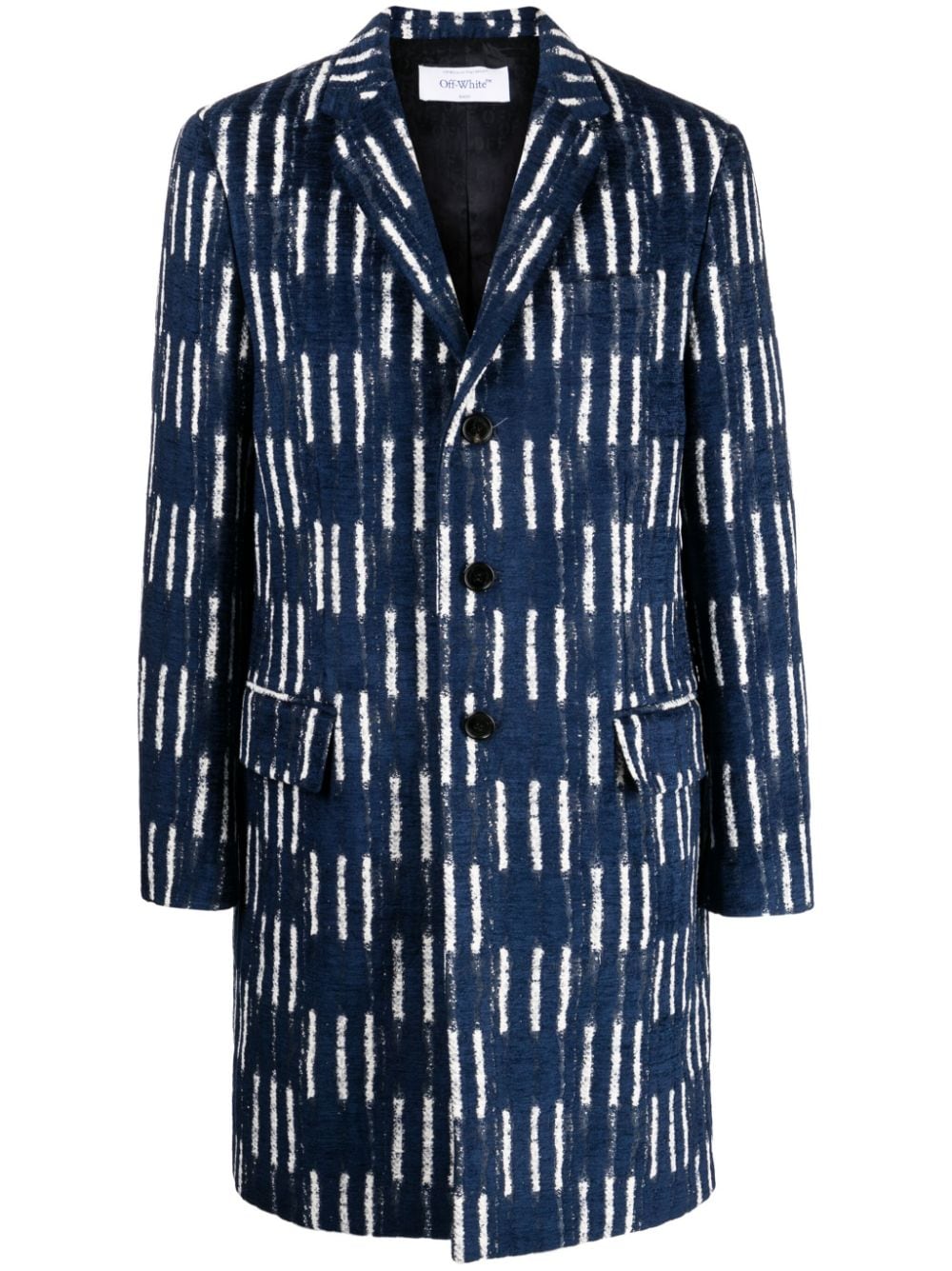 OFF-WHITE Off-White Shibori Jacquard Coat