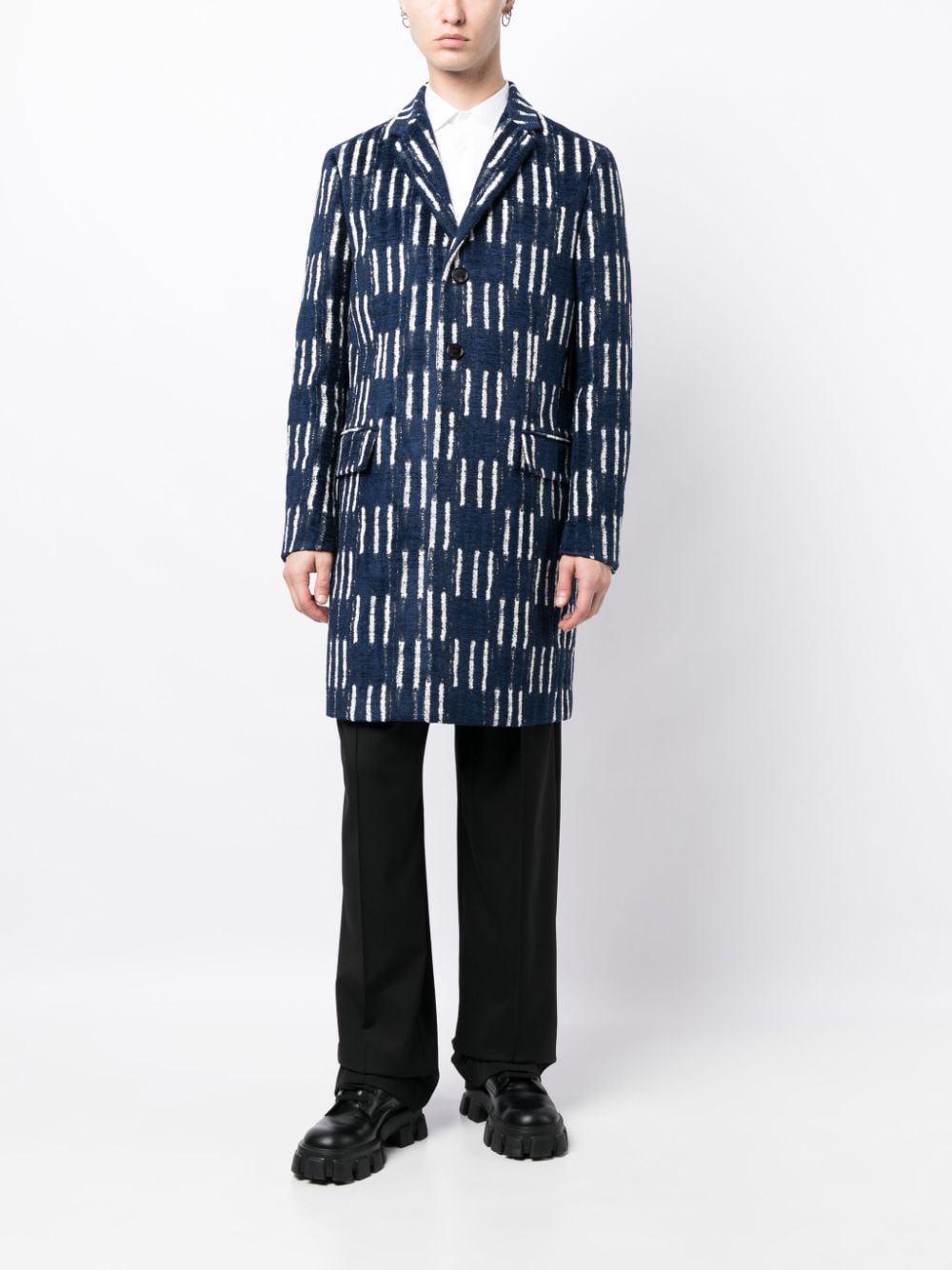 OFF-WHITE Off-White Shibori Jacquard Coat